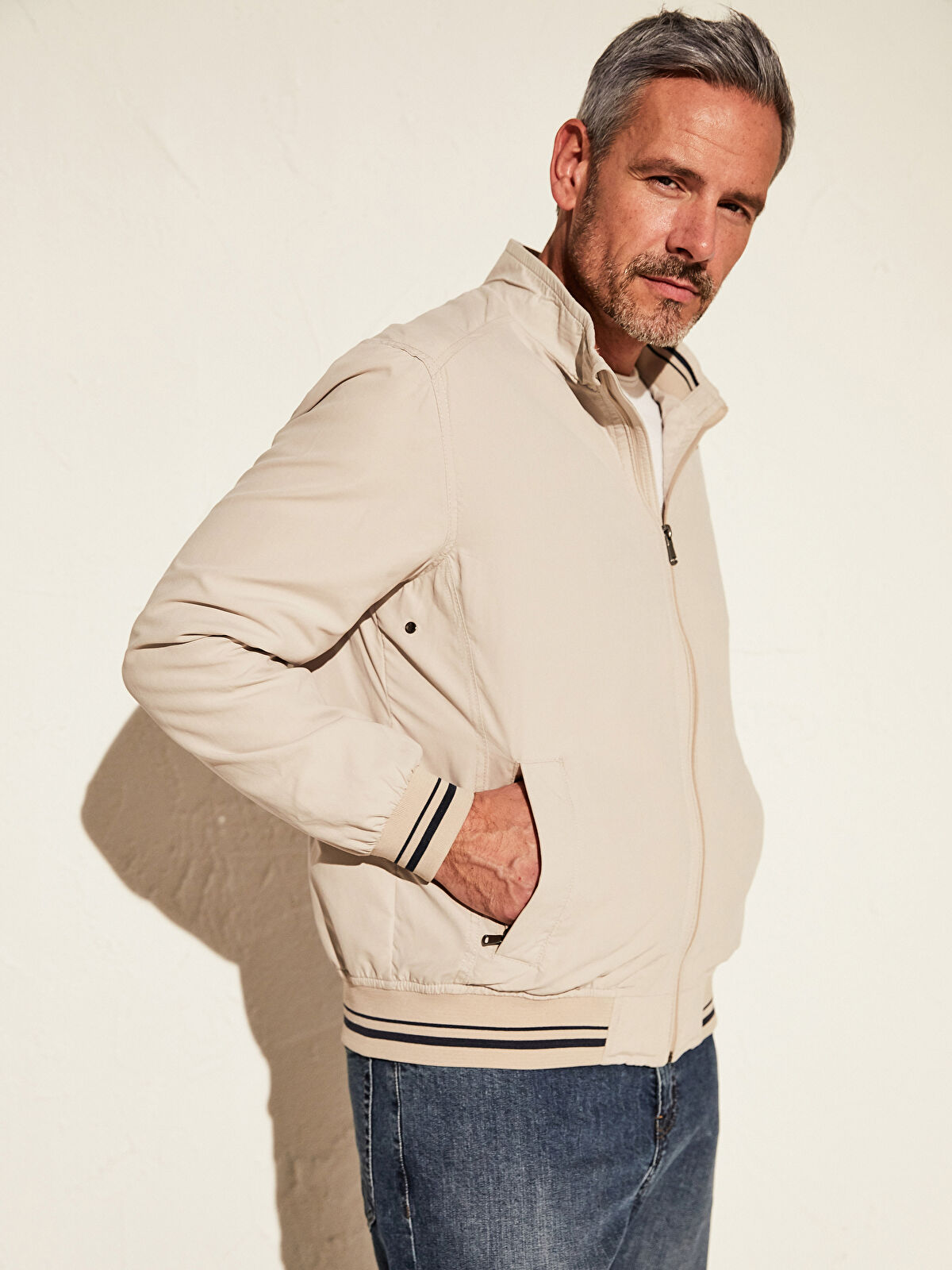 LCW CLASSIC Dik Yaka İnce Basic Mont