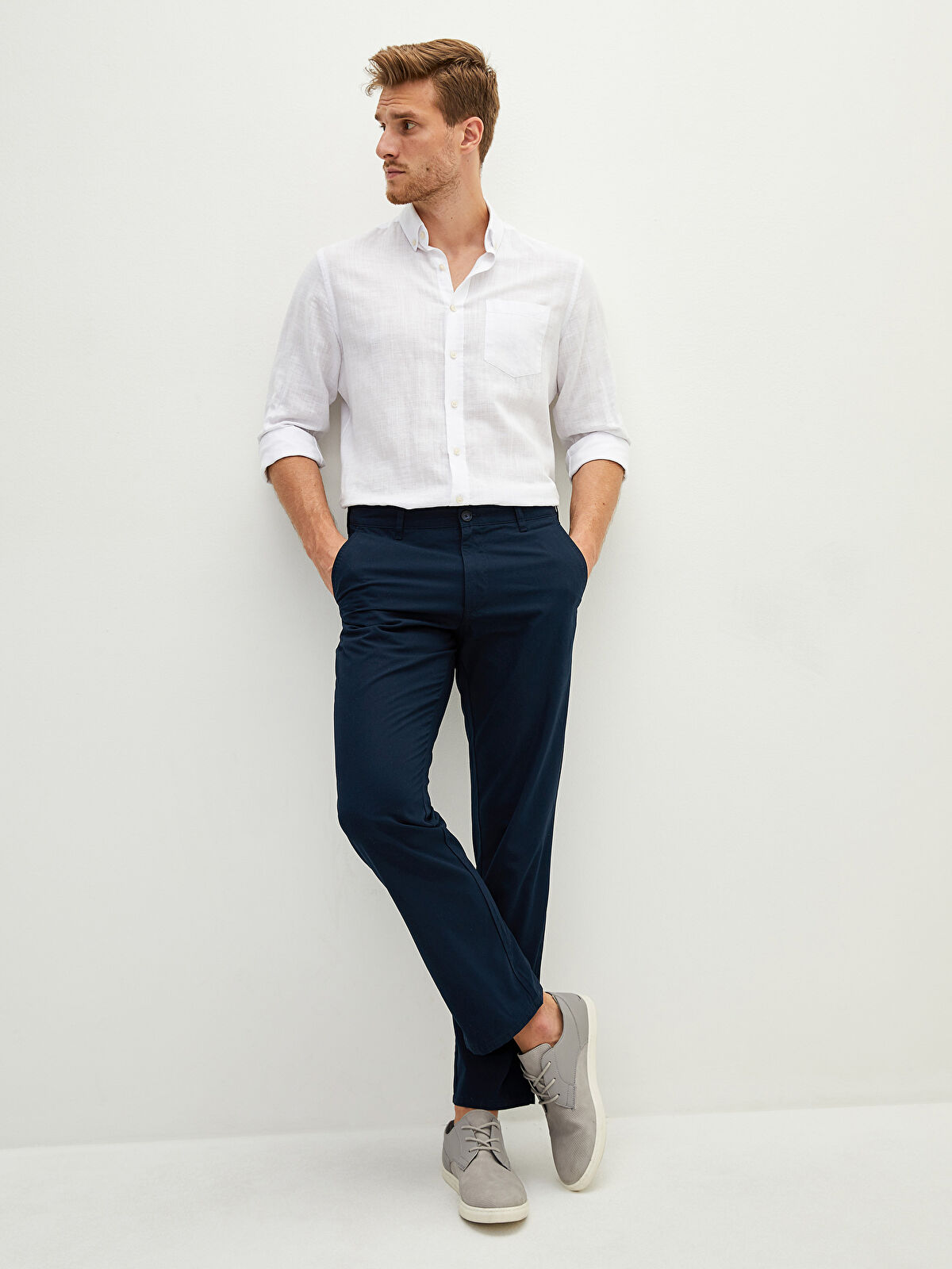 LCW CLASSIC Normal Kalıp Gabardin Erkek Chino Pantolon