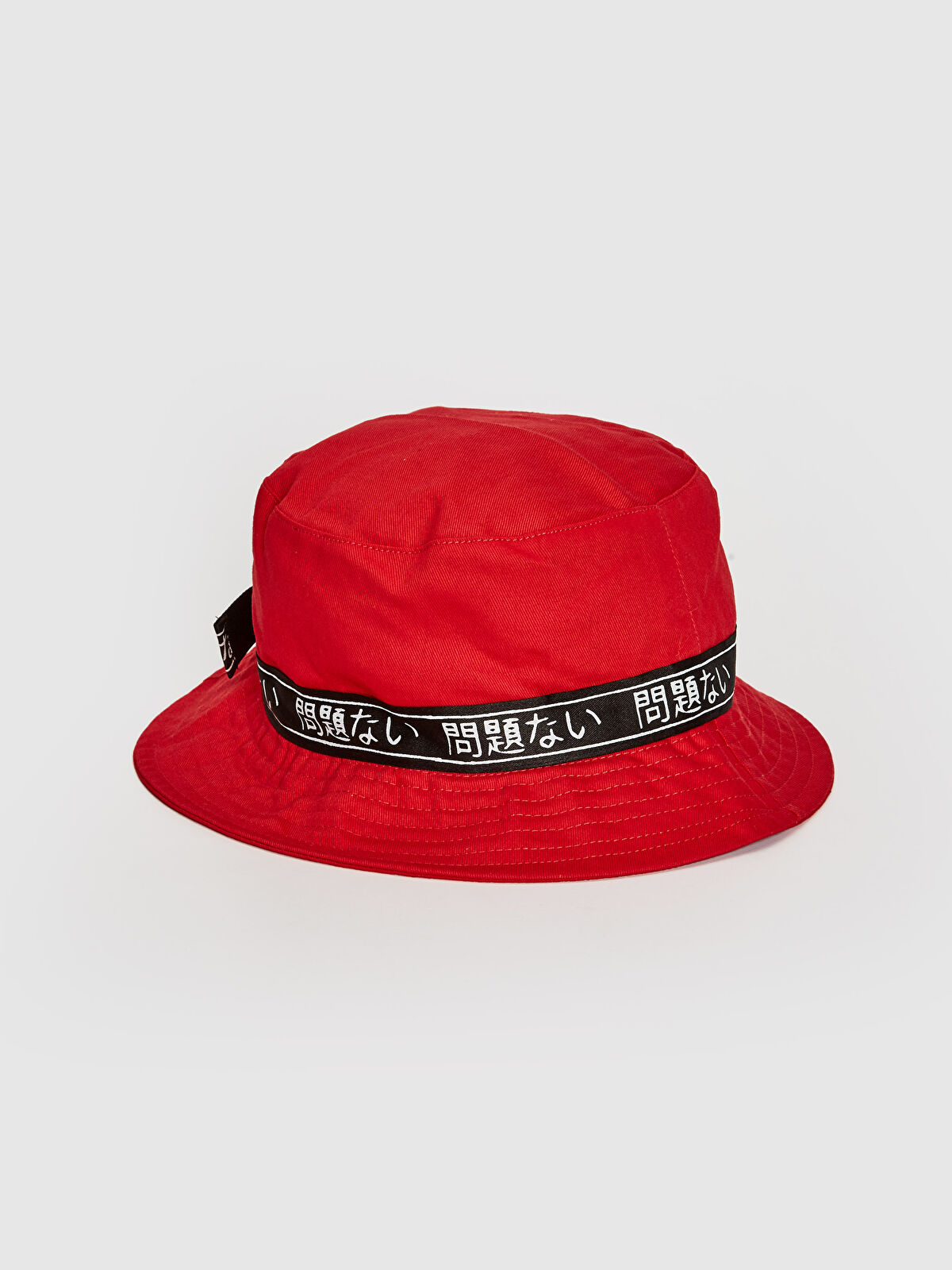 Şerit Detaylı Bucket Şapka