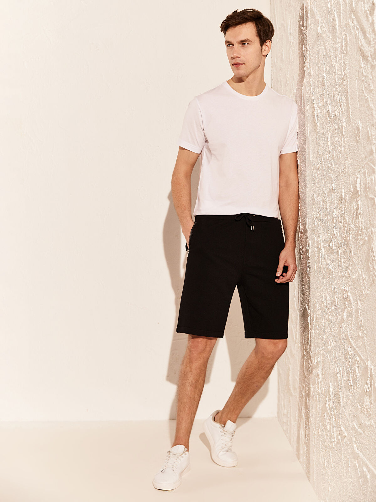 Standart Kalıp Pike Erkek Spor Şort