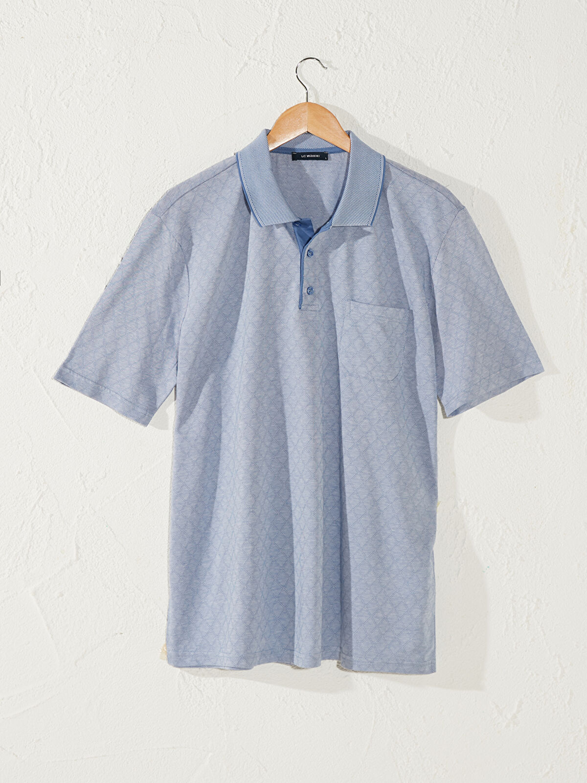 Merserize Polo Yaka Kısa Kollu Erkek Tişört