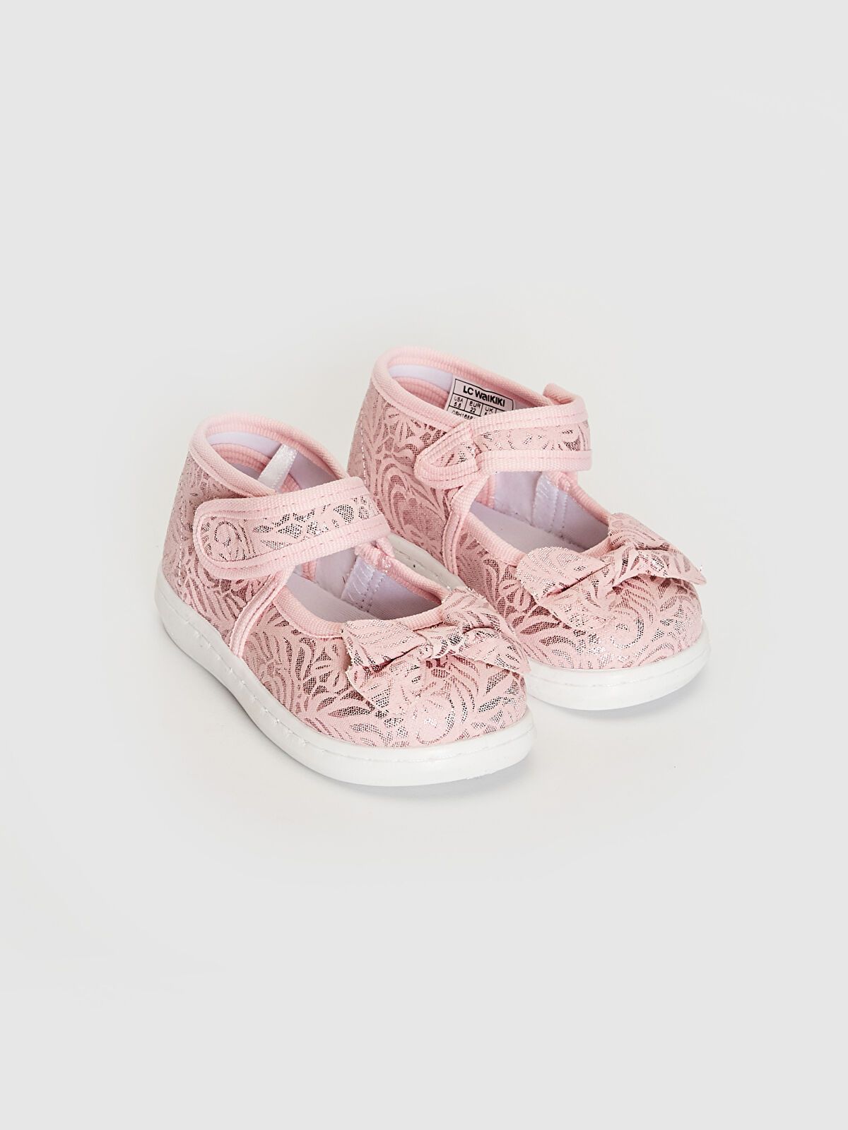 Kız Bebek Fiyonk Detaylı Babet Ayakkabı