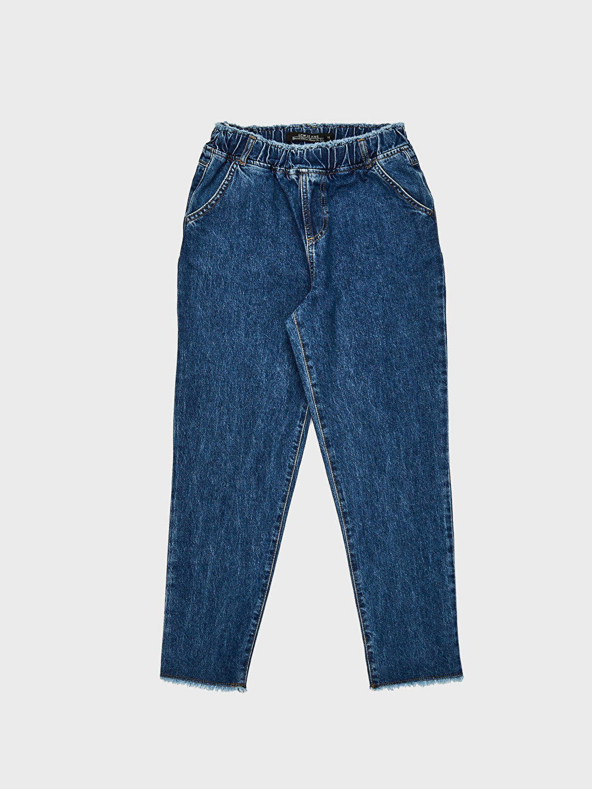 Beli Lastikli Harem Jean Pantolon