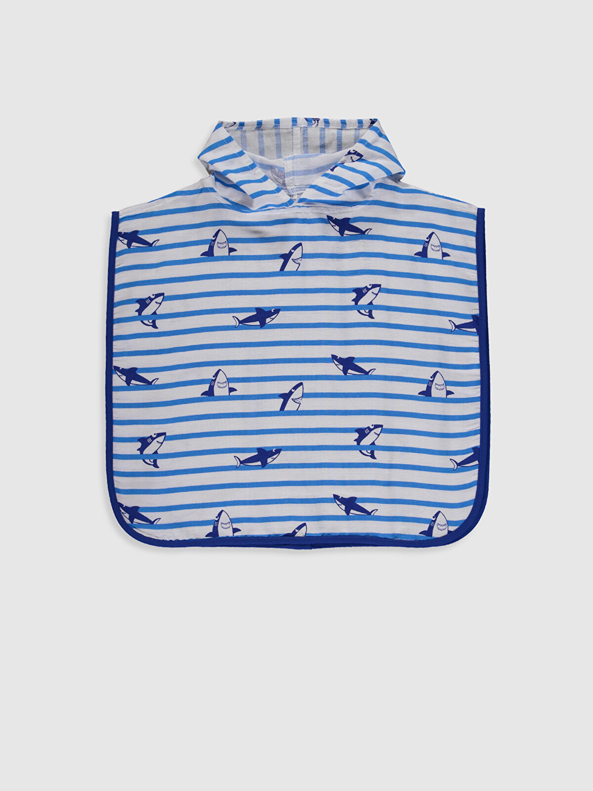 Kapüşonlu Erkek Bebek Panço Havlu