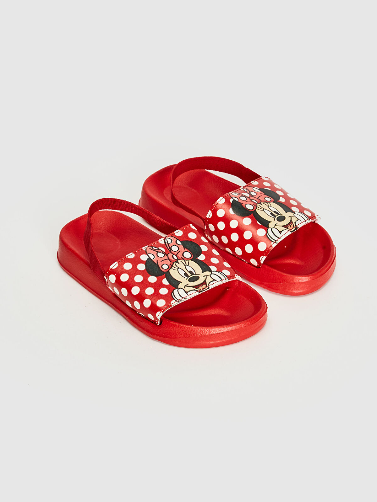 Kız Bebek Minnie Mouse Baskılı Terlik