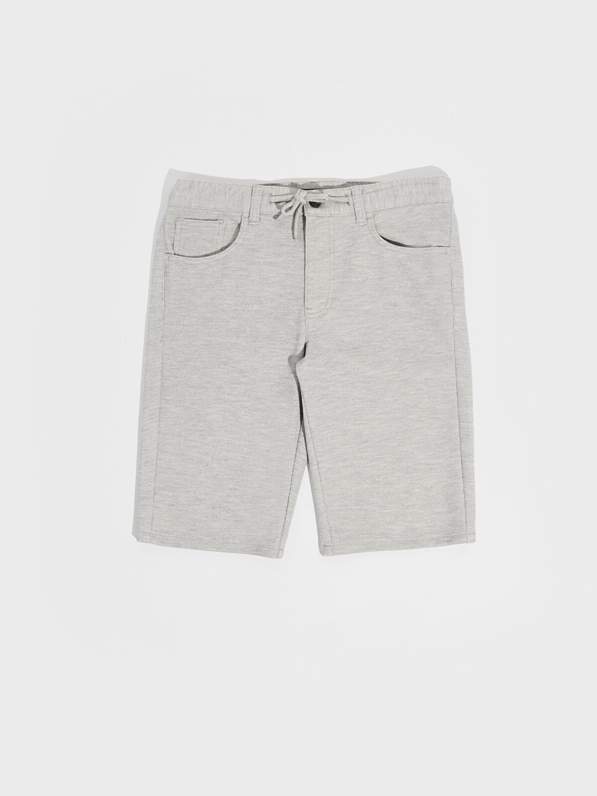 LCW CASUAL Slim Fit Dokulu Erkek Şort