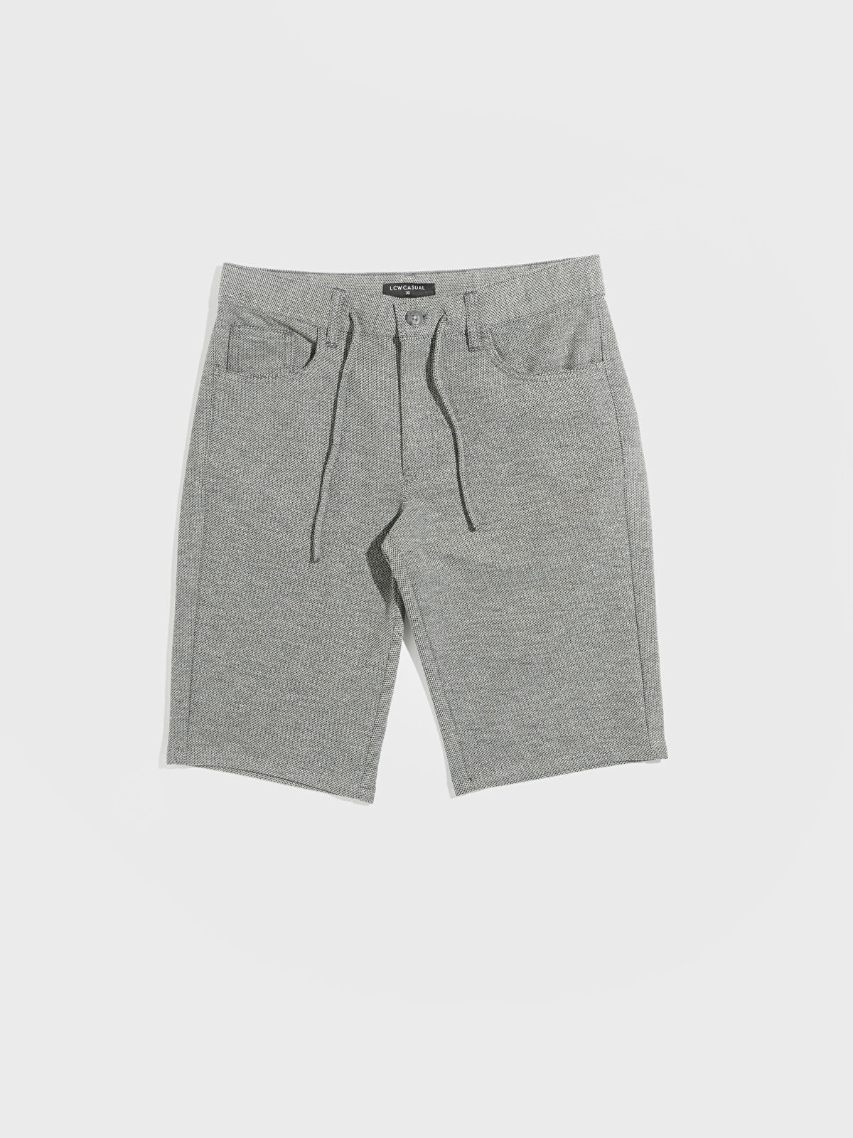 LCW CASUAL Slim Fit Dokulu Erkek Şort