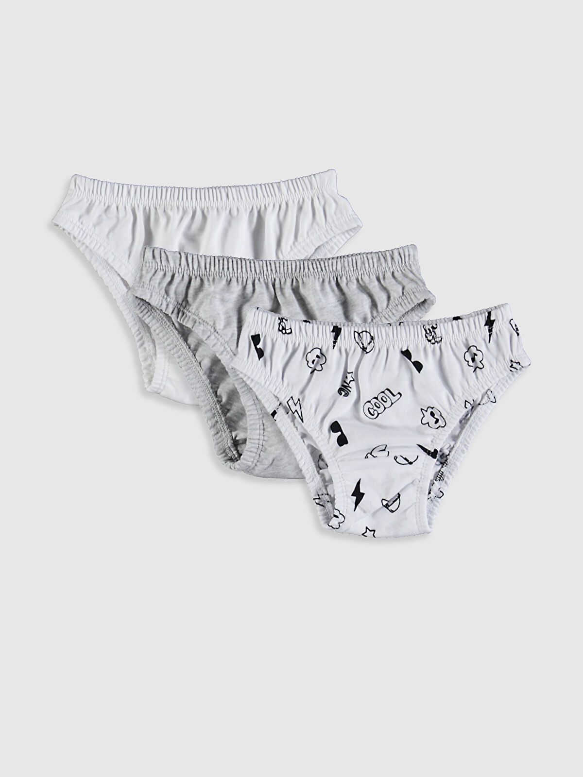 Erkek Bebek Pamuklu Külot 3'lü