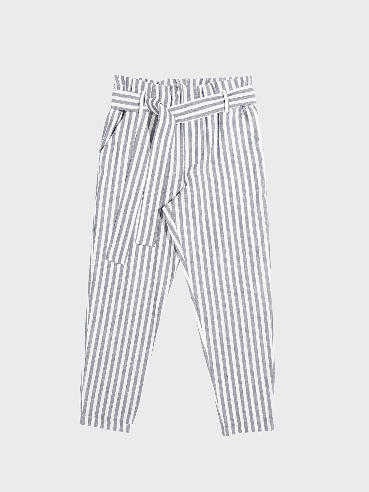 LCW CASUAL Standart Fit Keten Kadın Pantolon