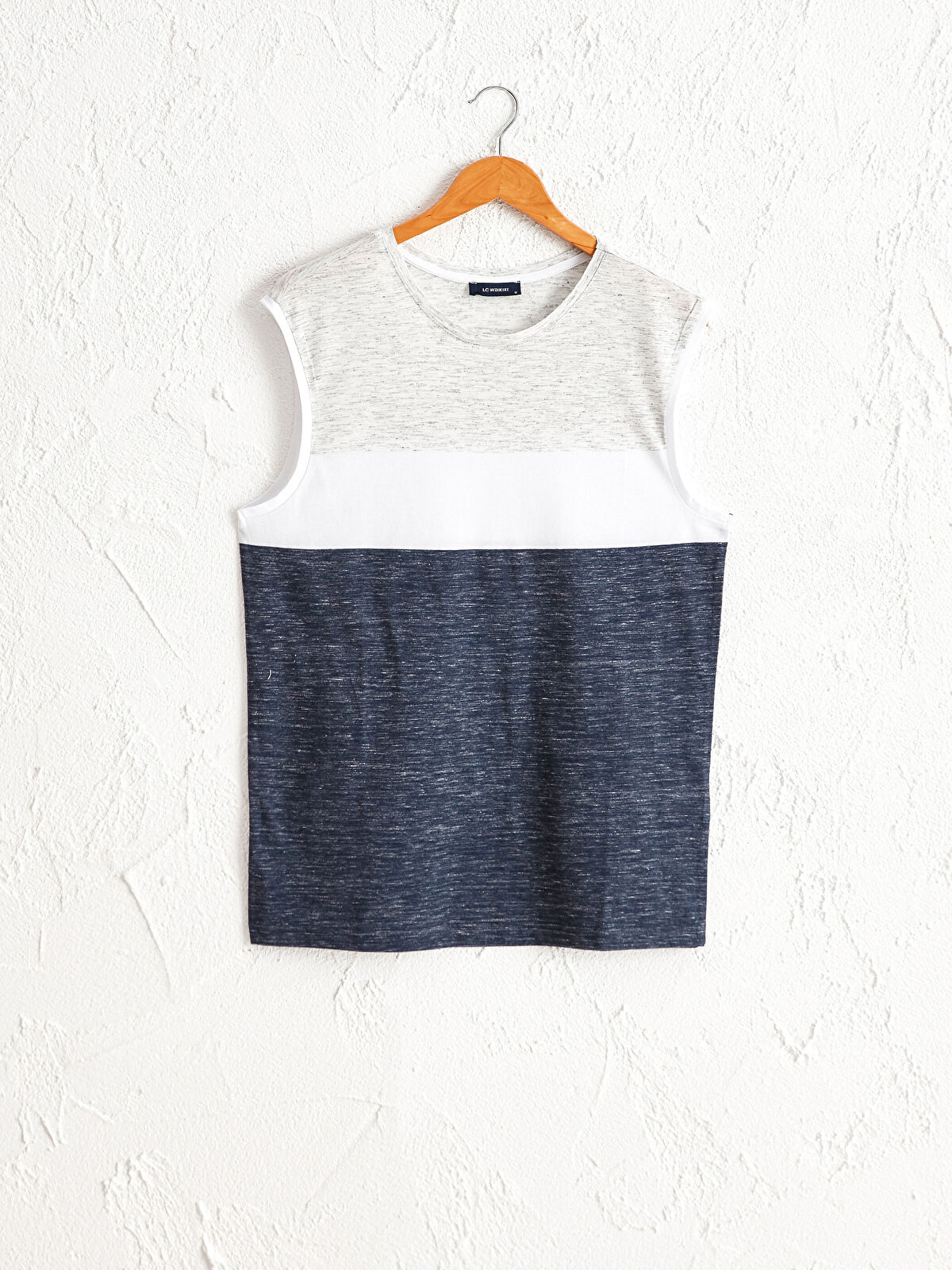 Rahat Kalıp Renk Bloklu Atlet