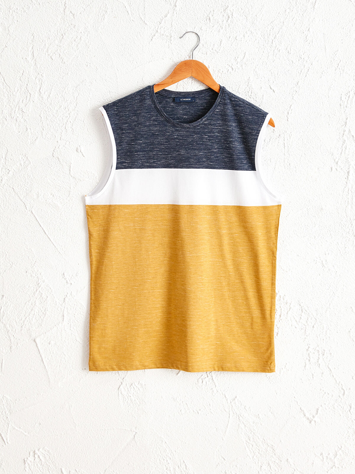 Rahat Kalıp Renk Bloklu Atlet