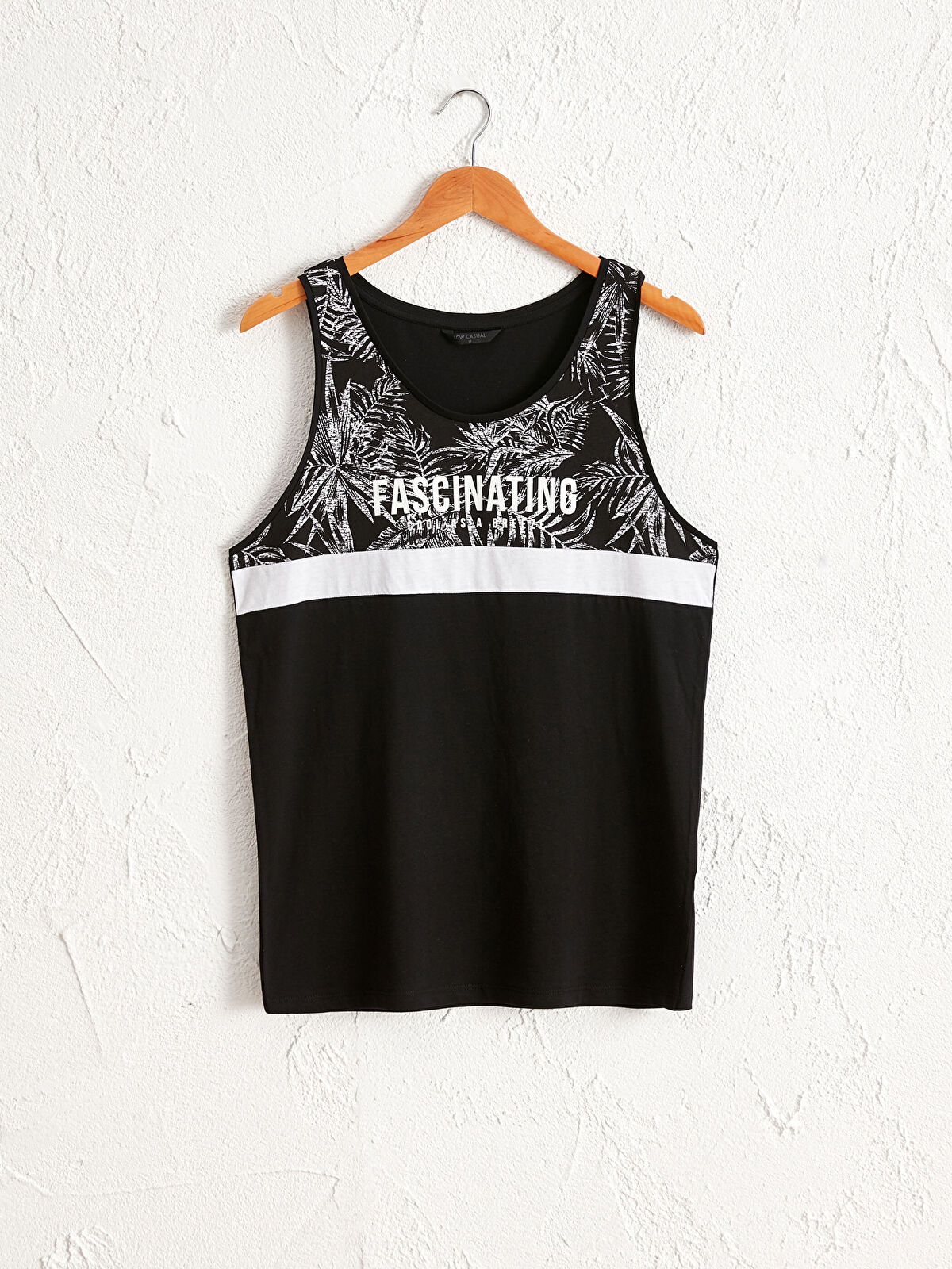 Standart Kalıp Bisiklet Yaka Pamuklu Atlet