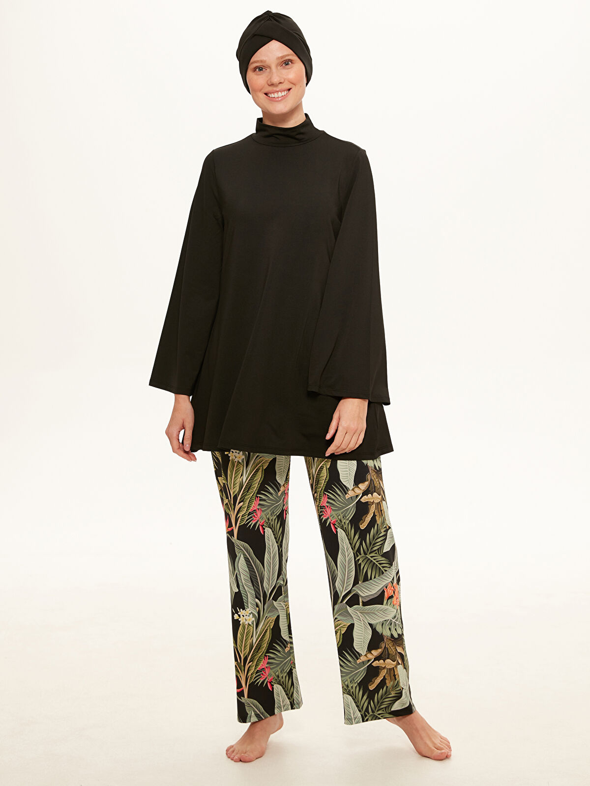 LCW DREAM Uzun Kollu Kadın Tesettür Mayo