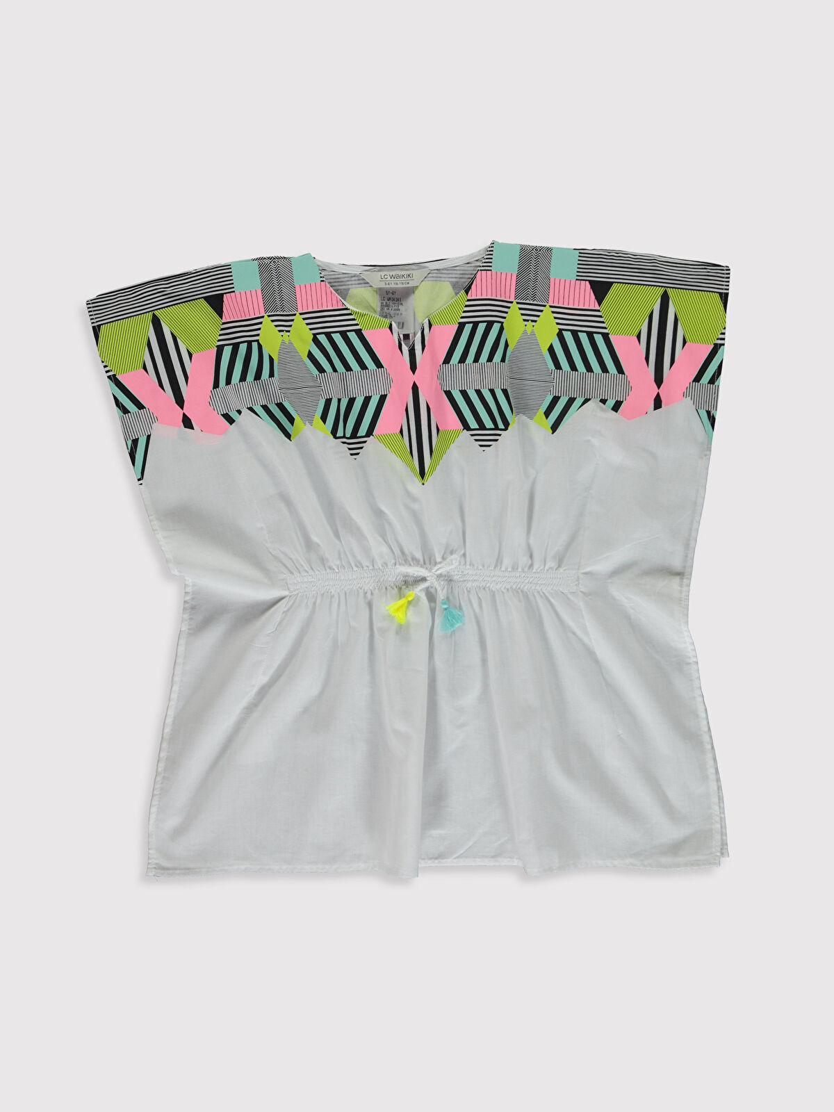 Kız Çocuk Baskılı Pamuklu Bluz Anne Kız Kombini