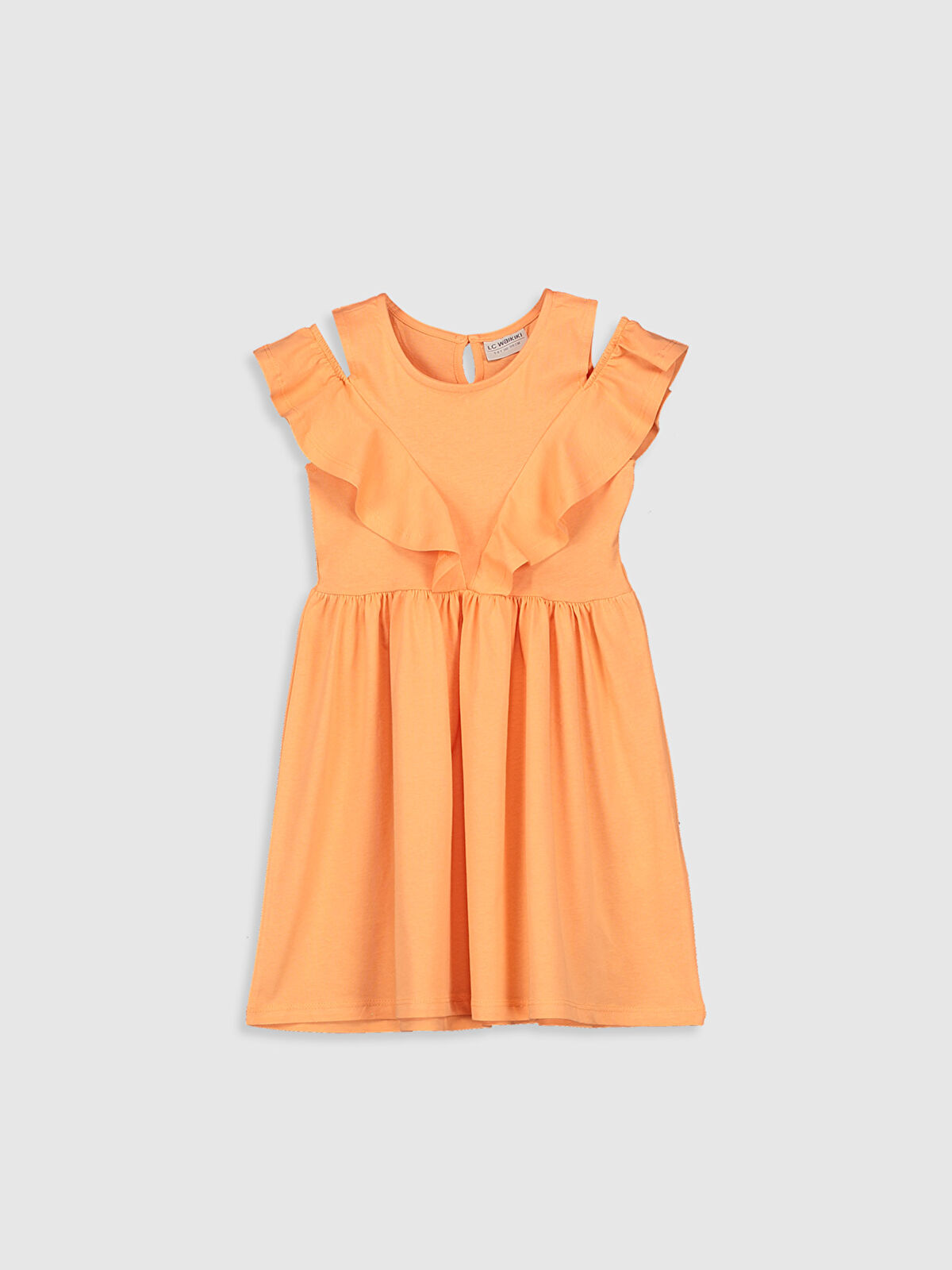 Kız Çocuk Omuzu Açık Elbise