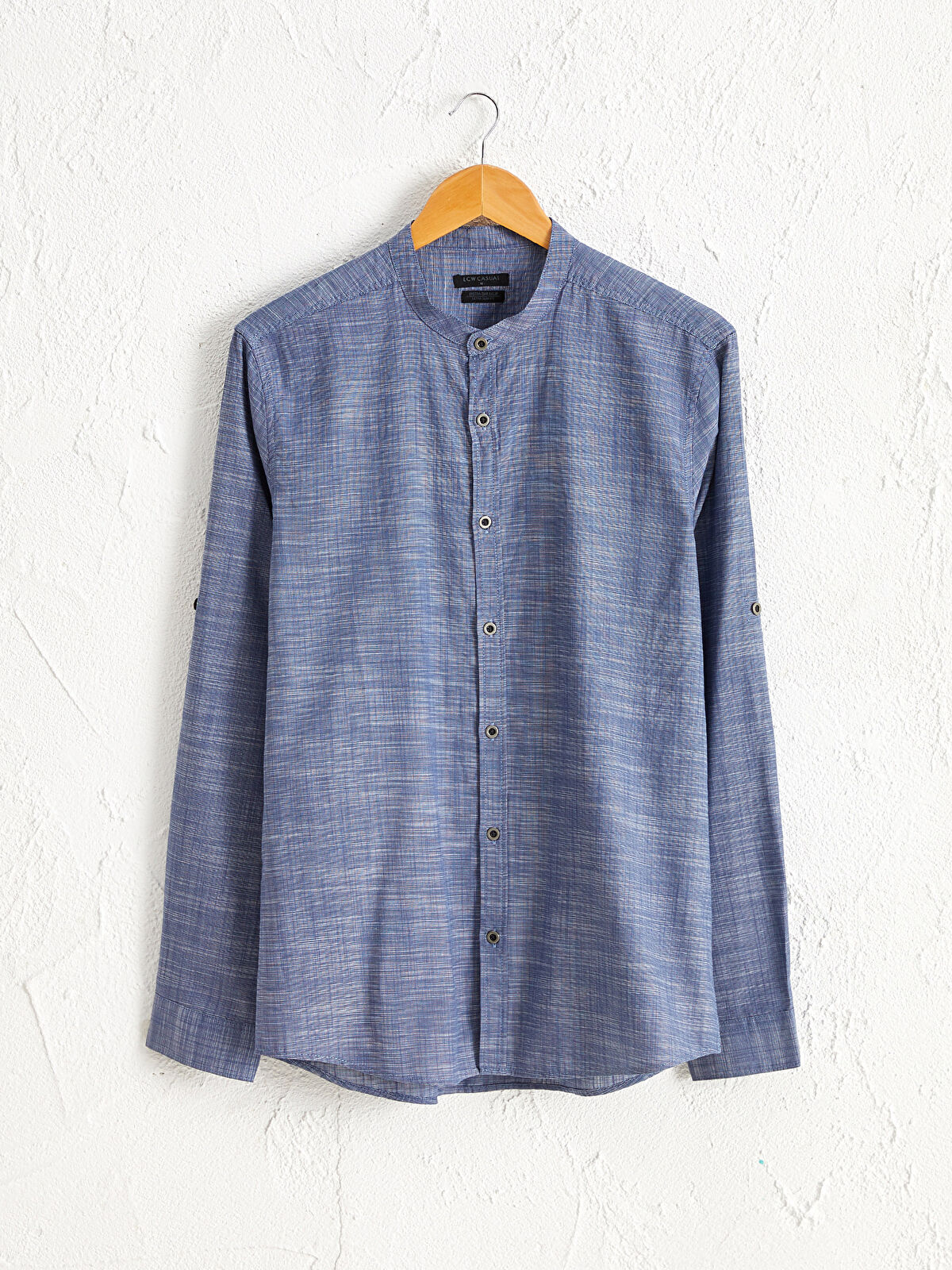 Ekstra Slim Fit Hakim Yaka Poplin Gömlek Ekstra Slim Fit Hakim Yaka Poplin Gömlek