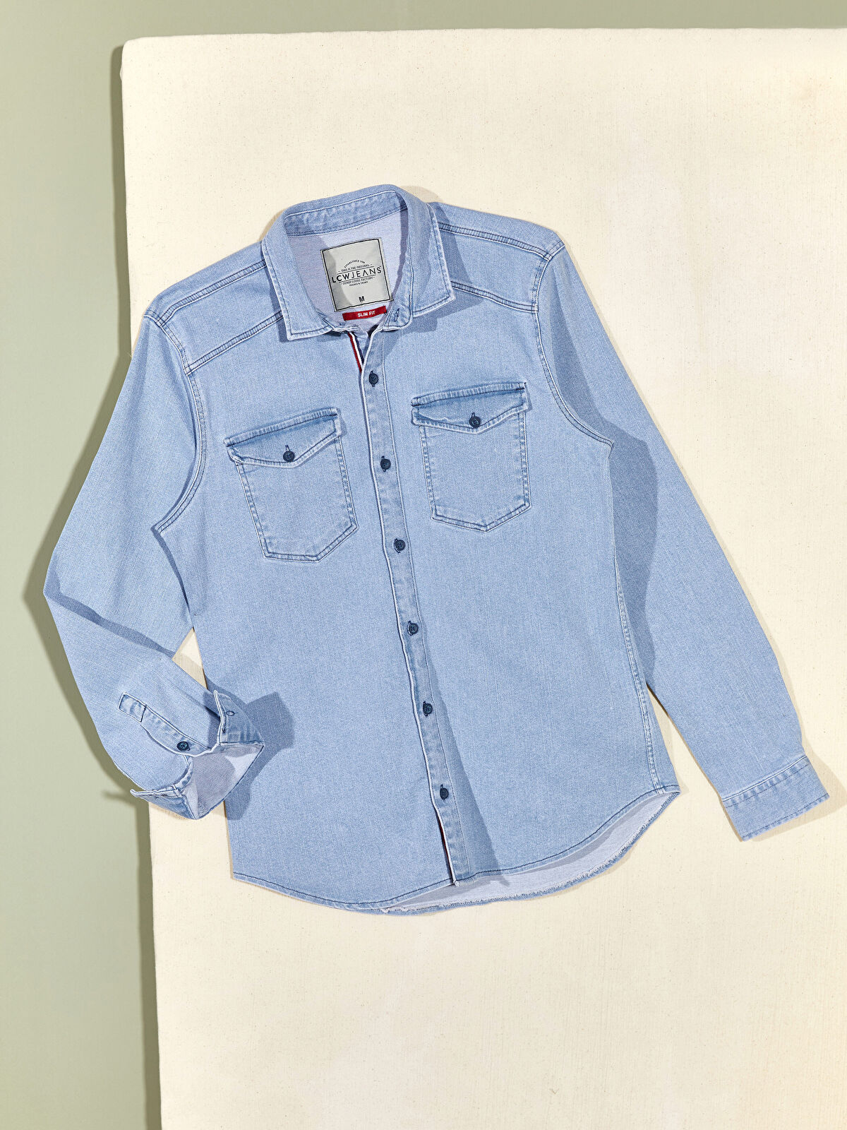 LCW CASUAL Slim Fit Erkek Jean Gömlek