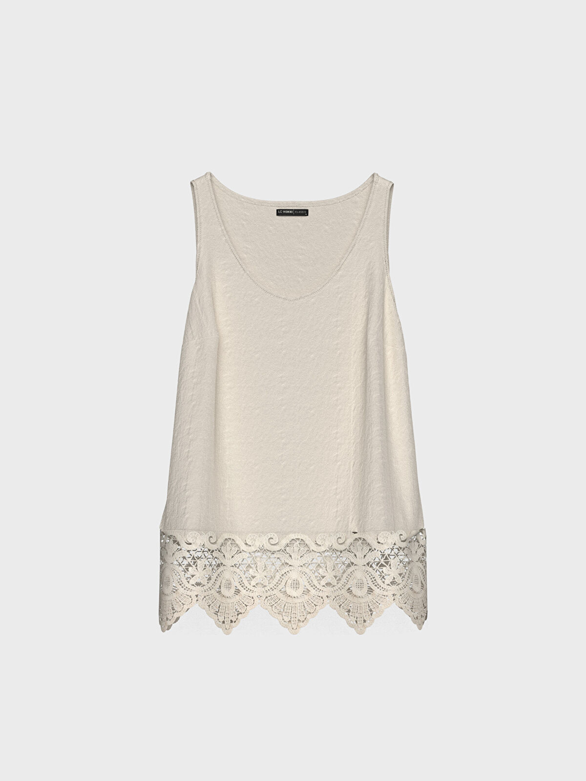 LCW CLASSIC V Yaka Standart Fit Askılı Kadın Bluz