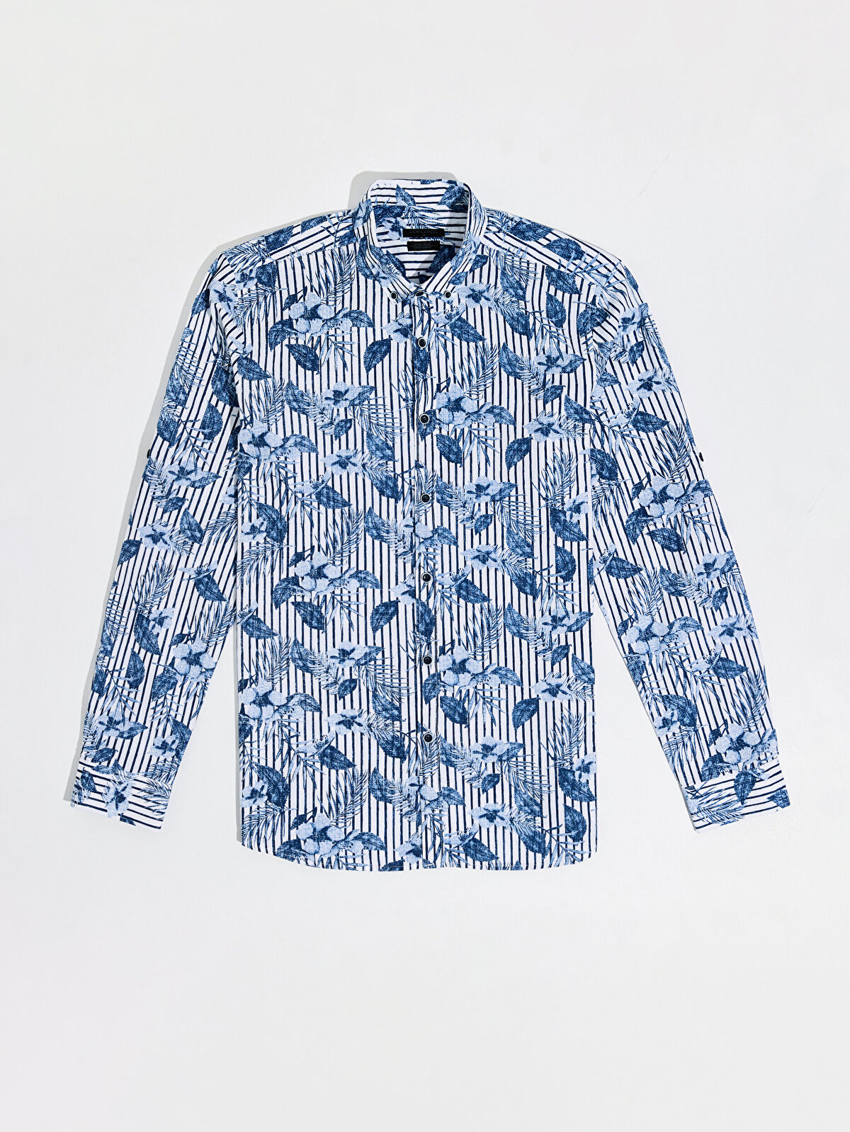 Ekstra Slim Fit Desenli Gömlek  Aile Kombini