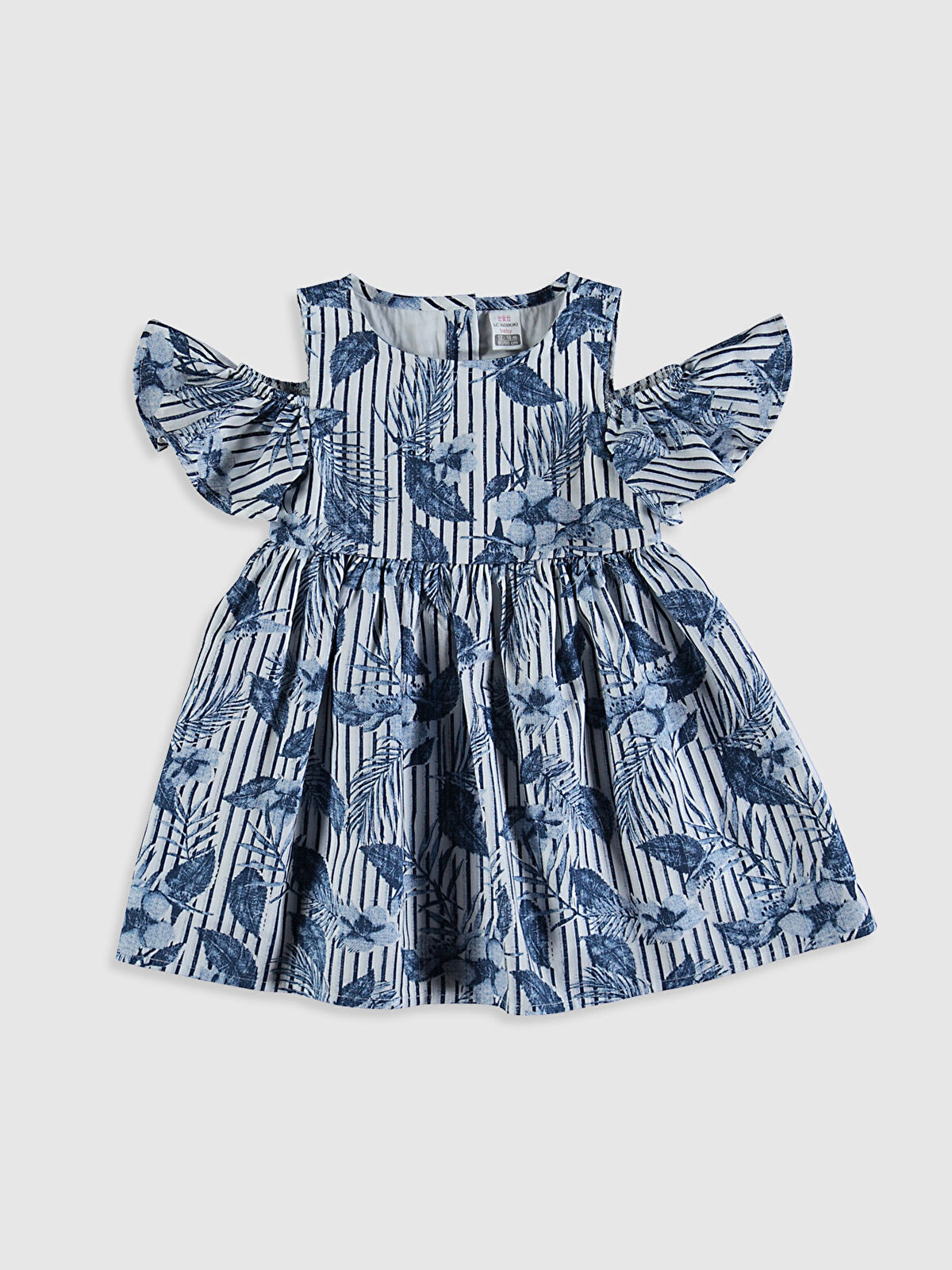 Kız Bebek Desenli Elbise  Aile Kombini