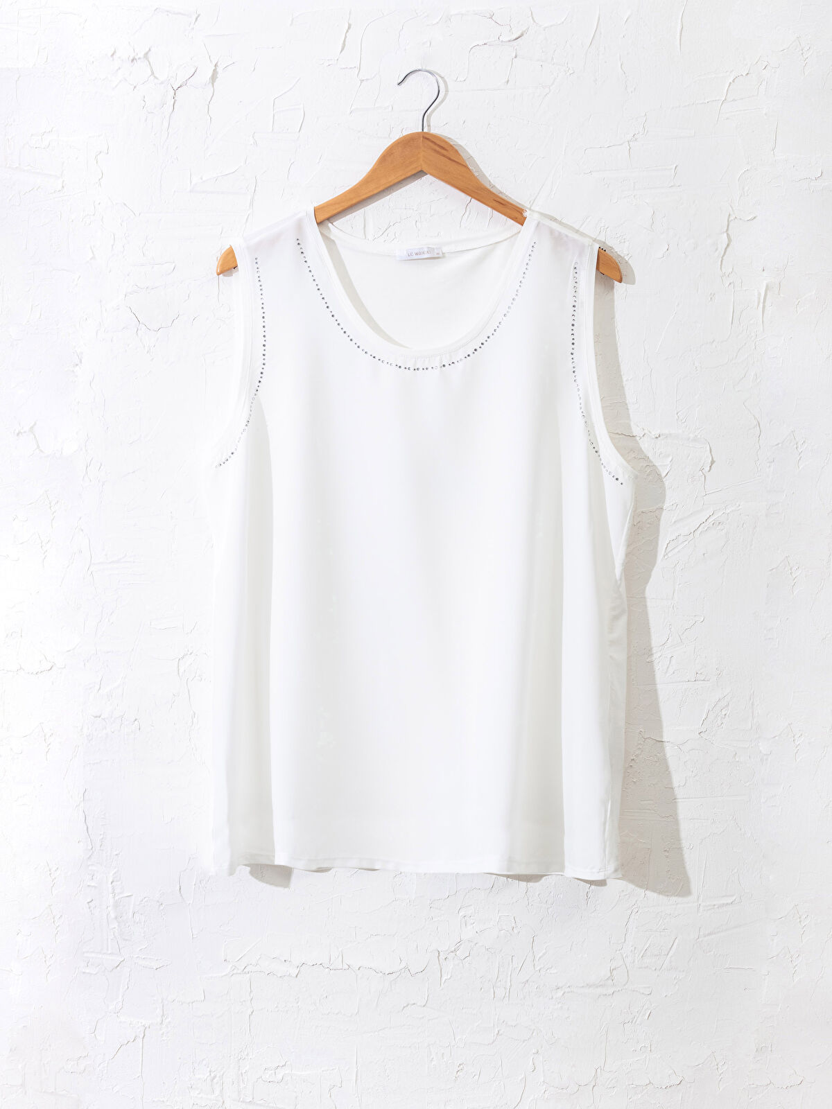 LCW CLASSIC Bisiklet Yaka Kolsuz Penye Kadın Atlet