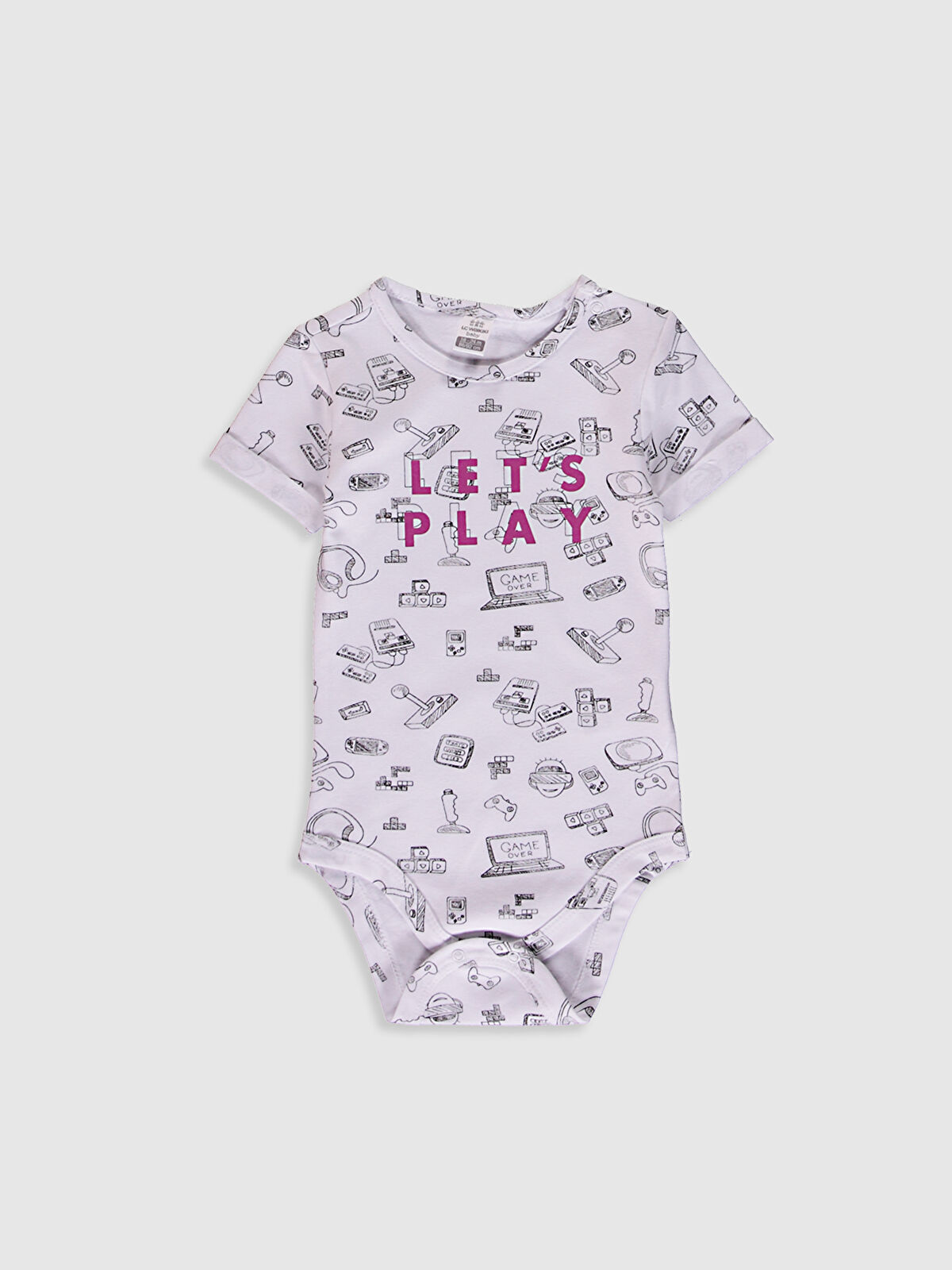 Erkek Bebek Baskılı Tulum Baba Oğul Kombini