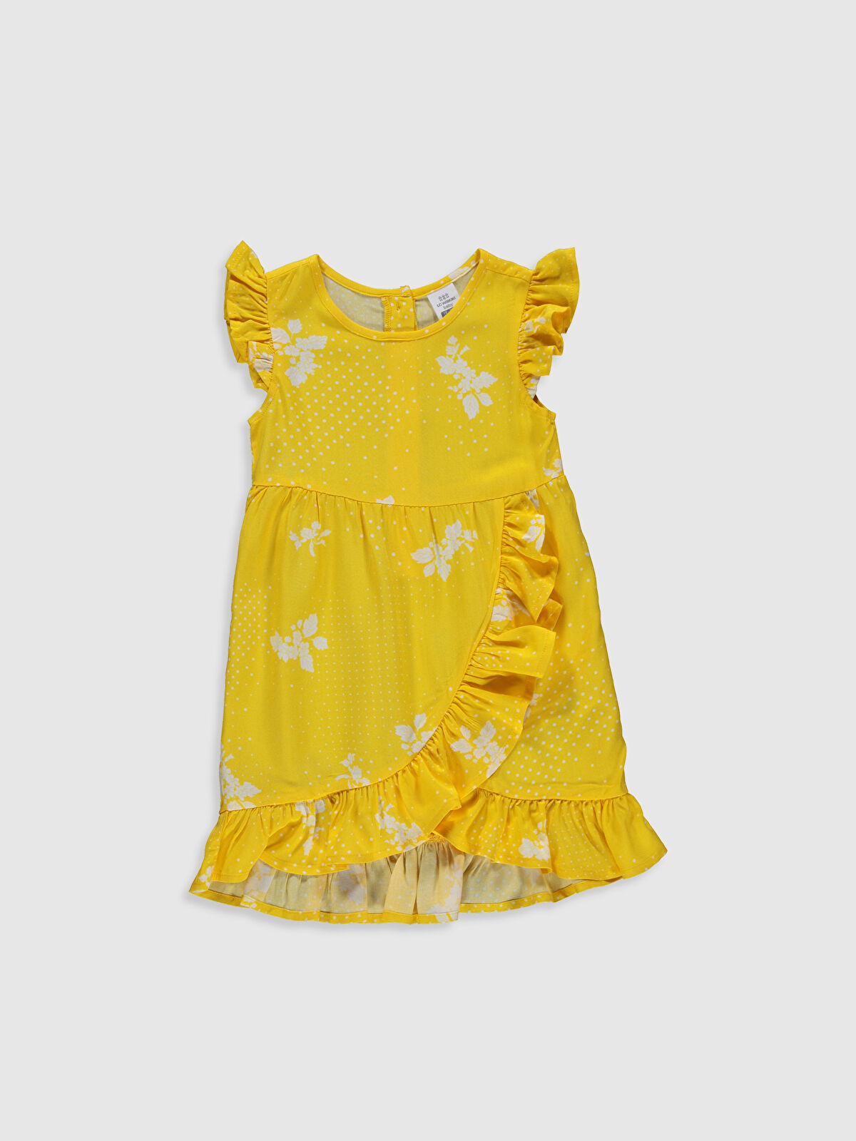 Kız Bebek Fırfırlı Elbise Anne Kız Kombini