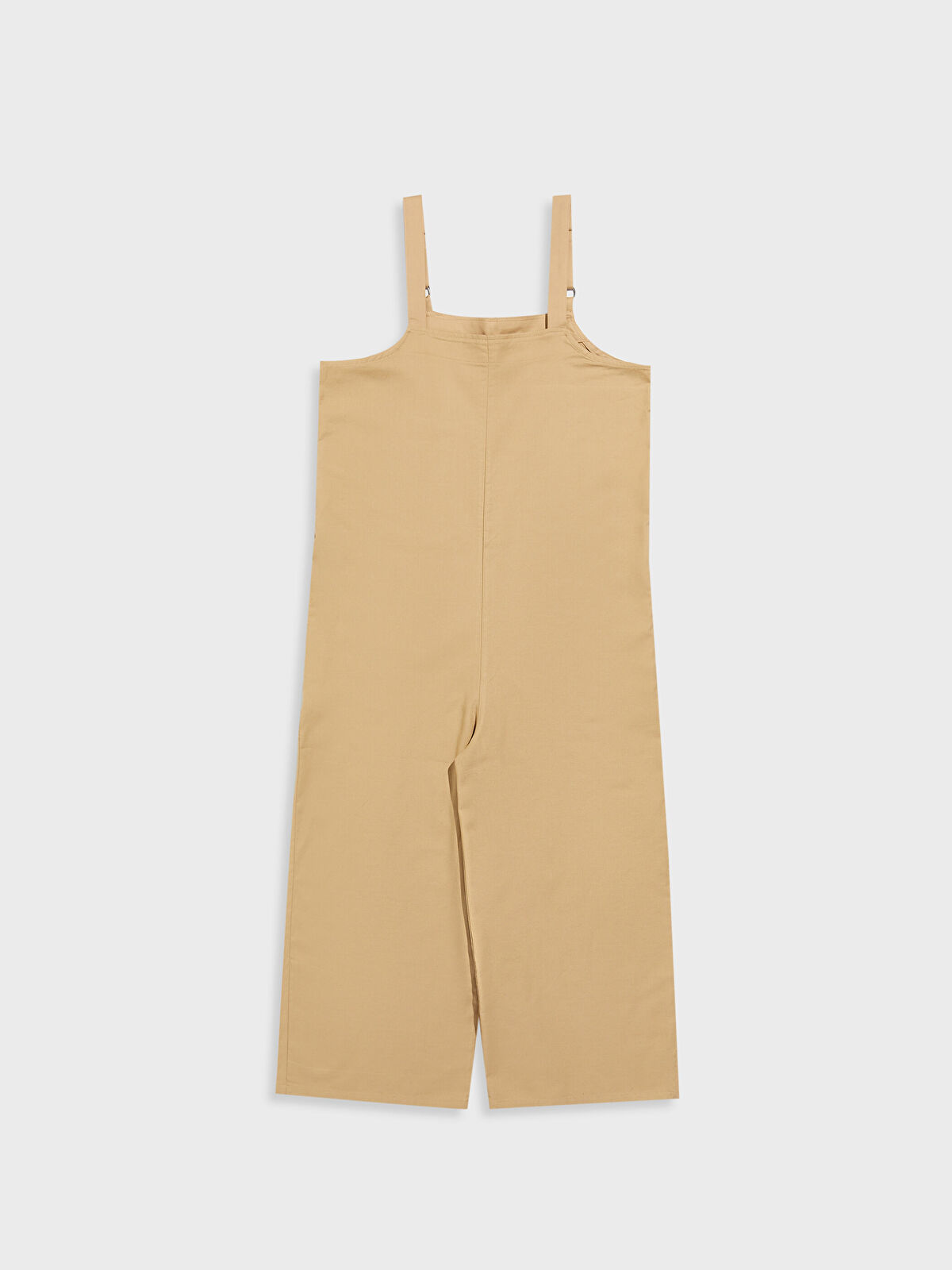 LCW CASUAL U Yaka Askılı Poplin Kadın Tulum