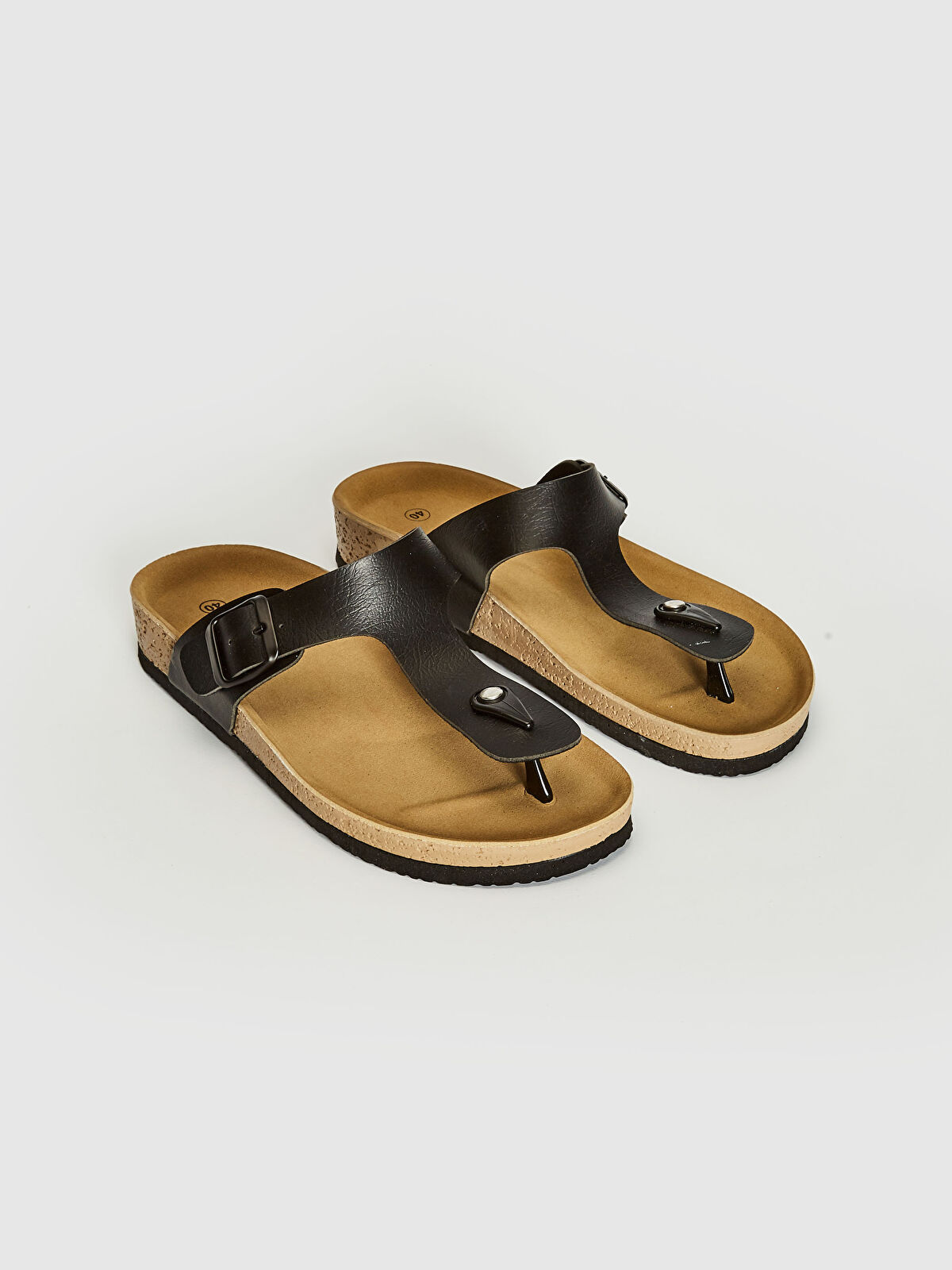 Erkek Toka Detaylı Parmak Arası Terlik