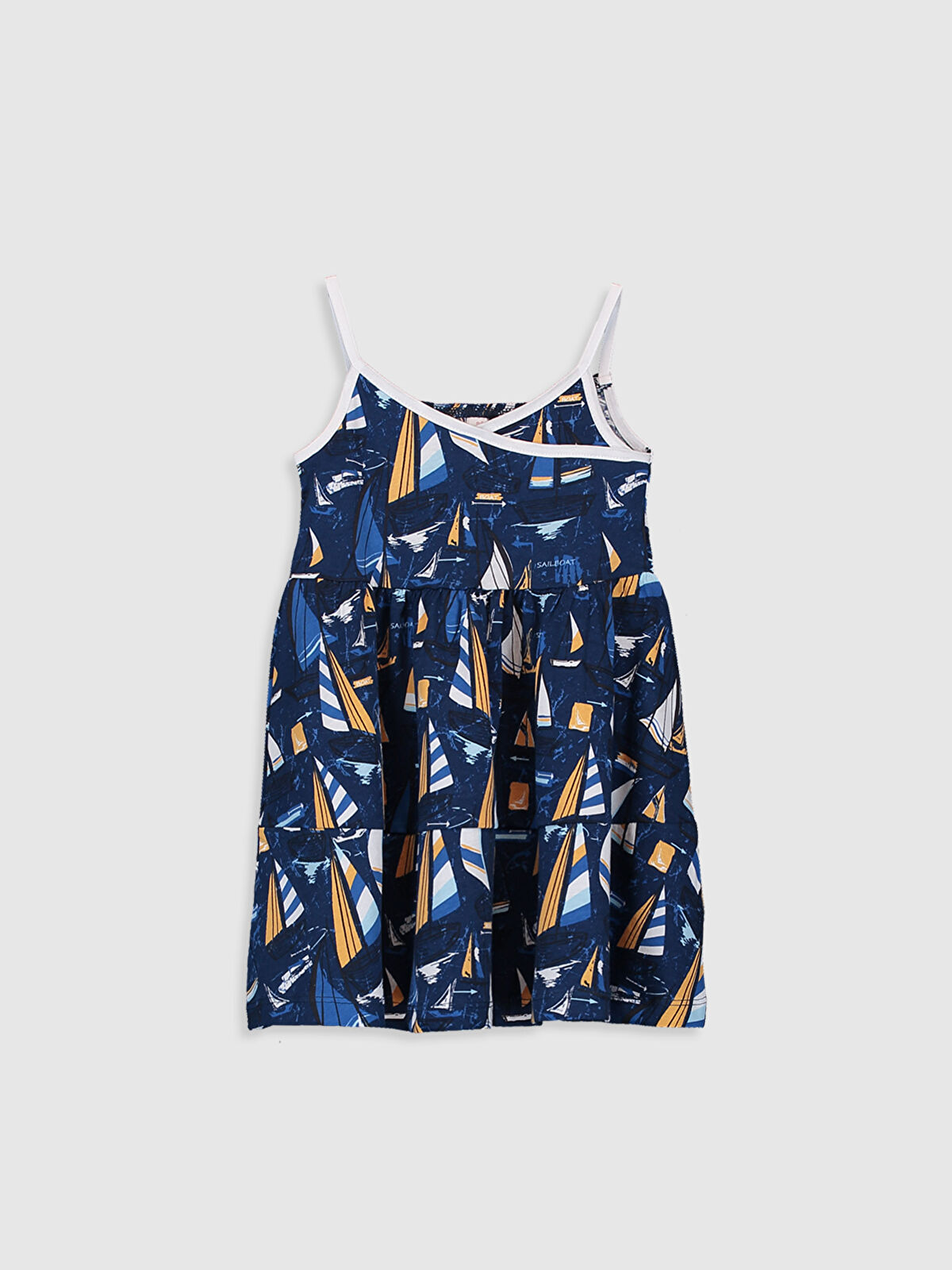 Kız Bebek Baskılı Elbise  Aile Kombini