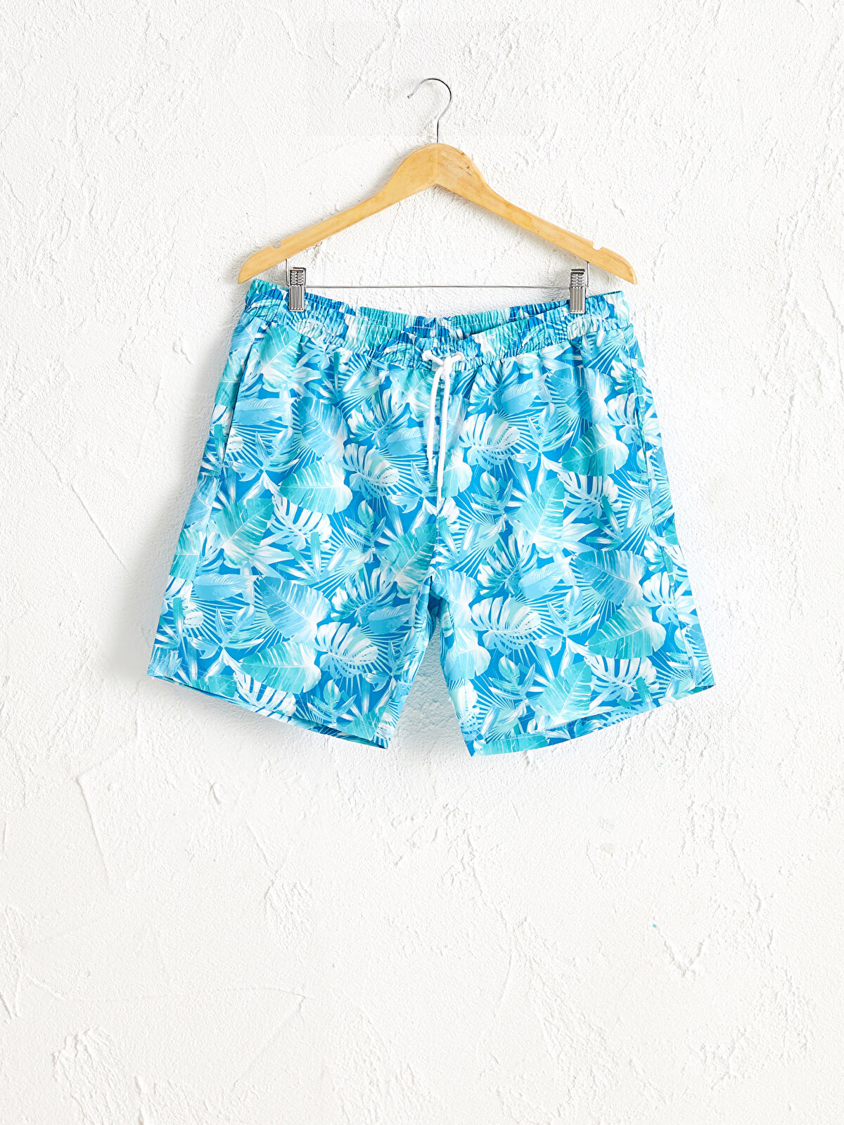 Kısa Boy Baskılı Deniz Şortu Baba Oğul Kombini