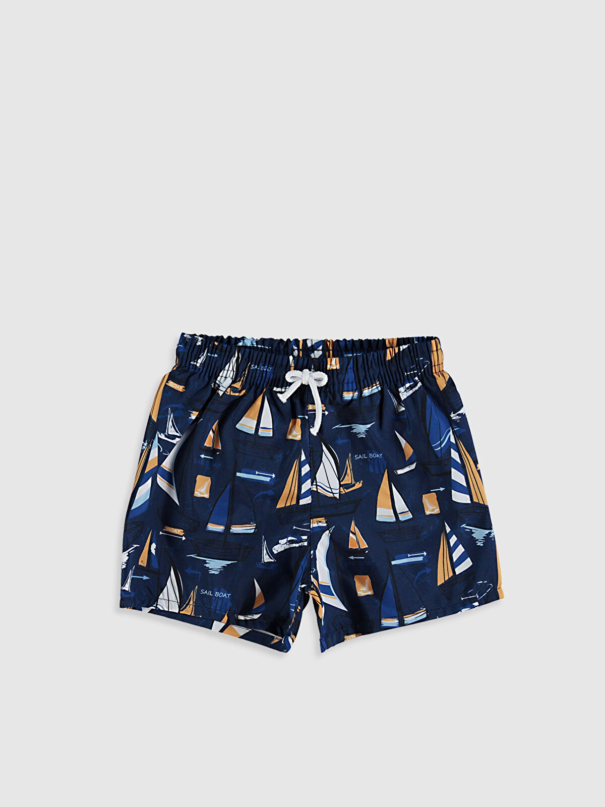 Erkek Bebek Baskılı Yüzme Şort  Aile Kombini