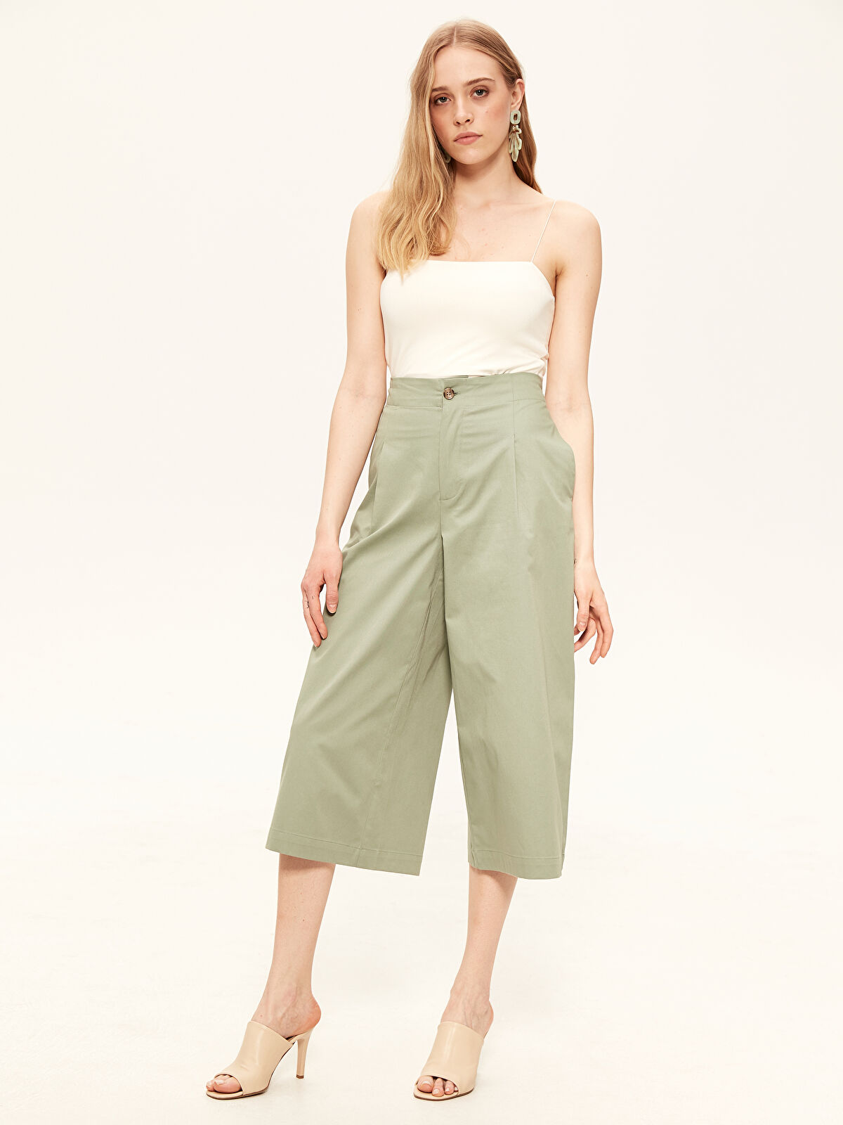 LCW CASUAL Gabardin Kadın Capri