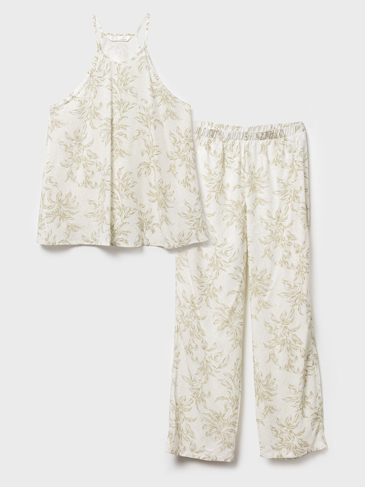 LCW DREAM Diğer Kolsuz Kadın Gabardin Pijama Takım