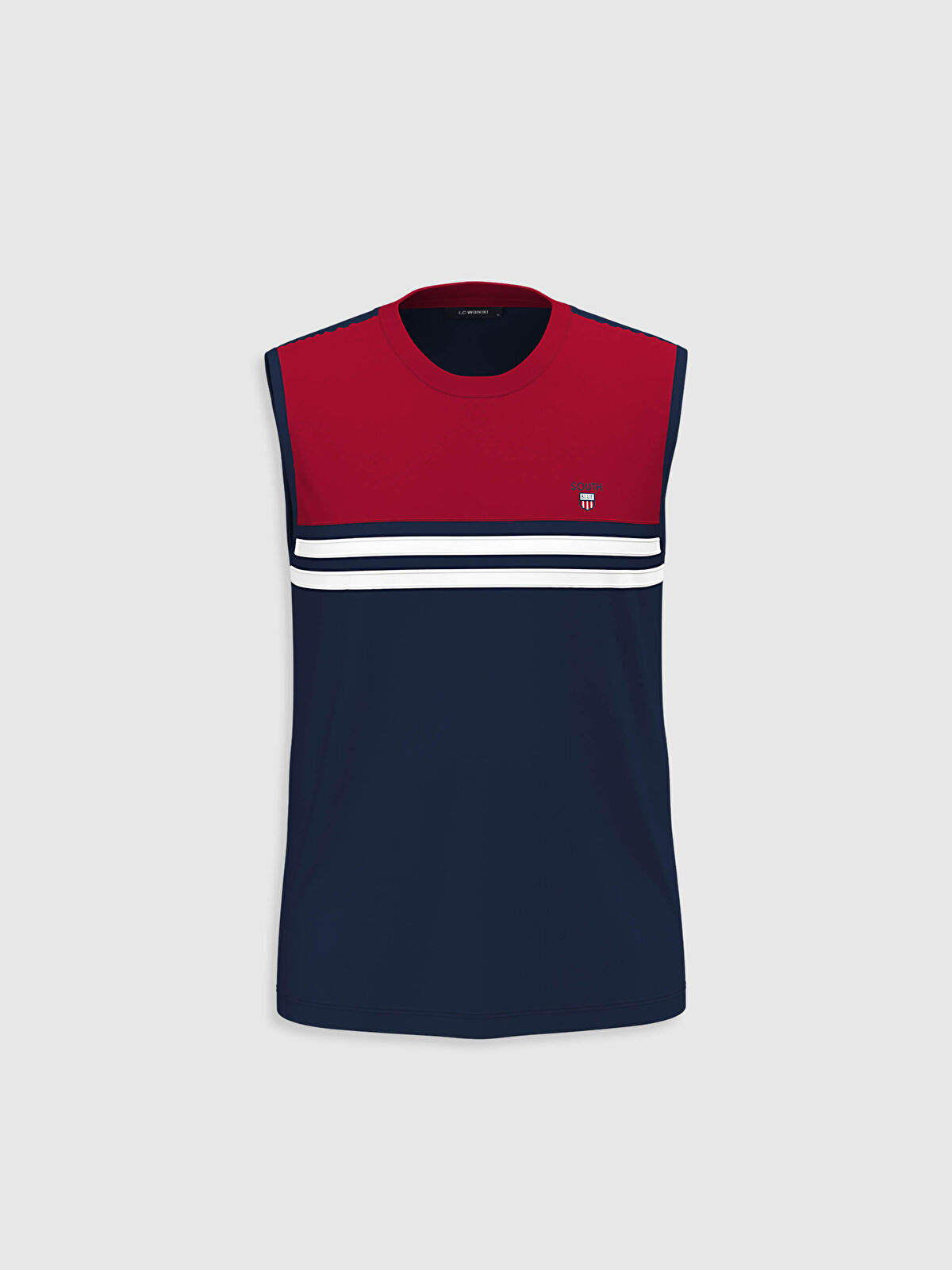 Standart Kalıp Bisiklet Yaka Pamuklu Atlet