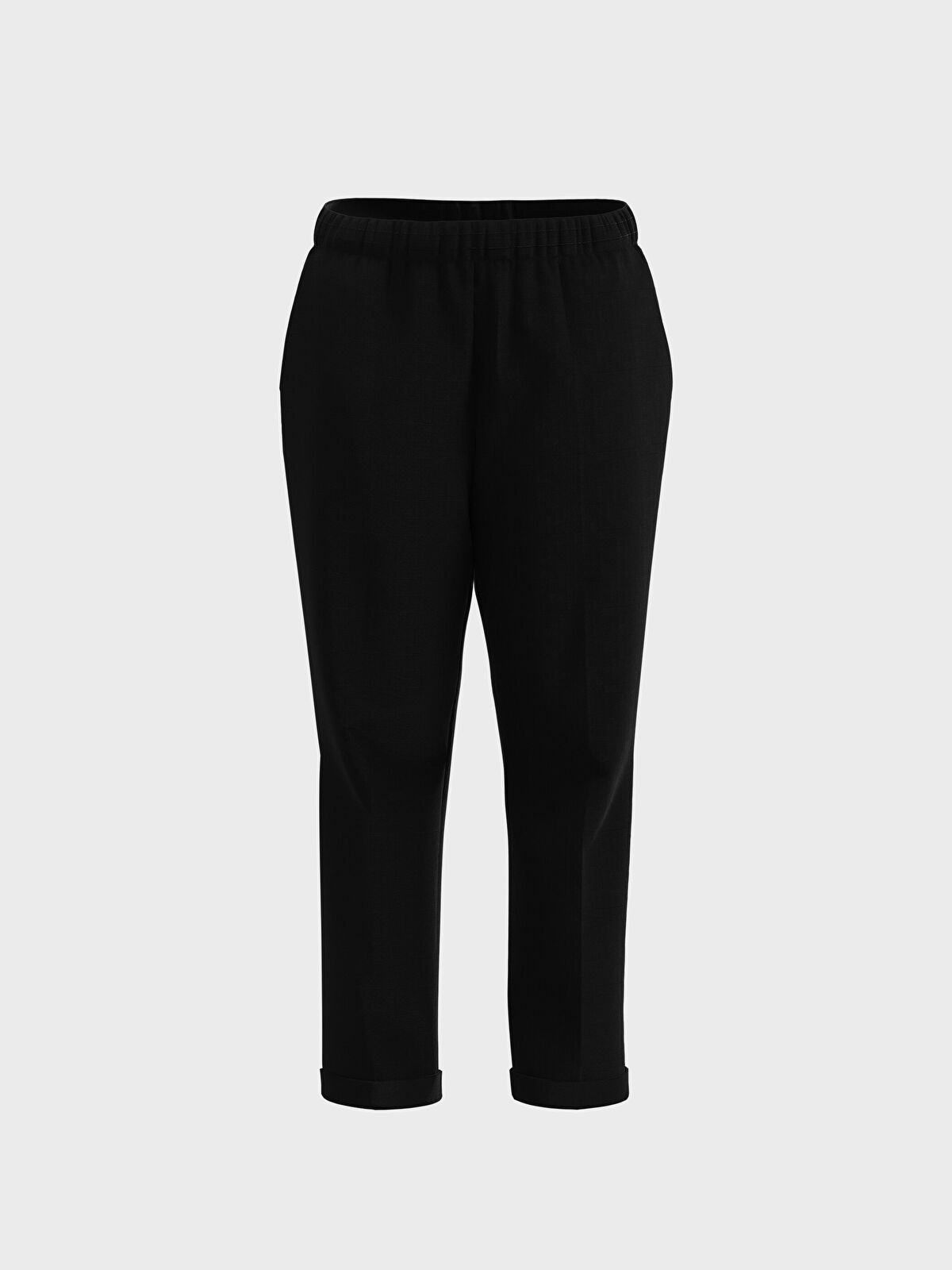 Yüksek Bel Harem Viskon Pantolon