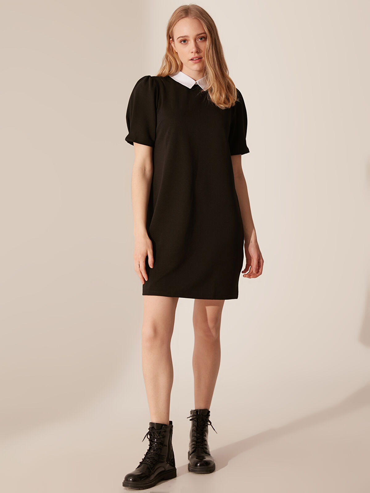 LCW CASUAL Kısa Kollu Jarse Kadın Elbise LCW CASUAL Kısa Kollu Jarse Kadın Elbise