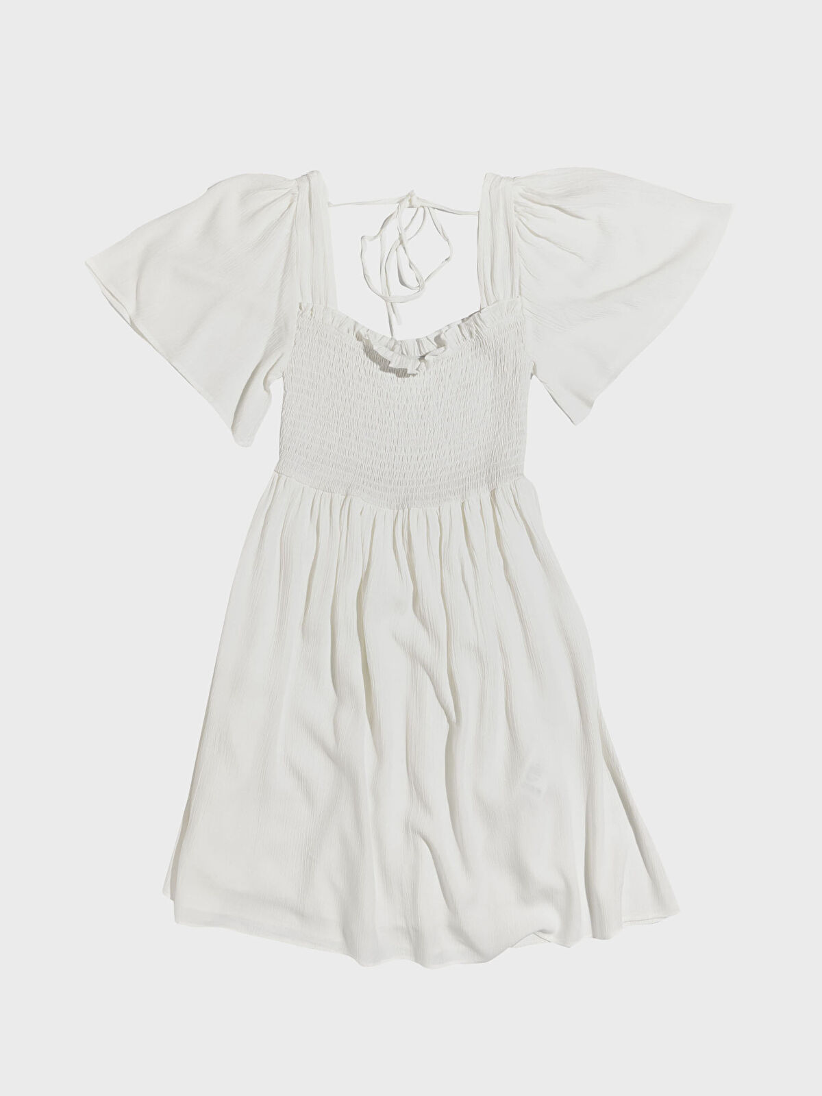 LCW CASUAL Kısa Kollu Krinkle Kadın Elbise