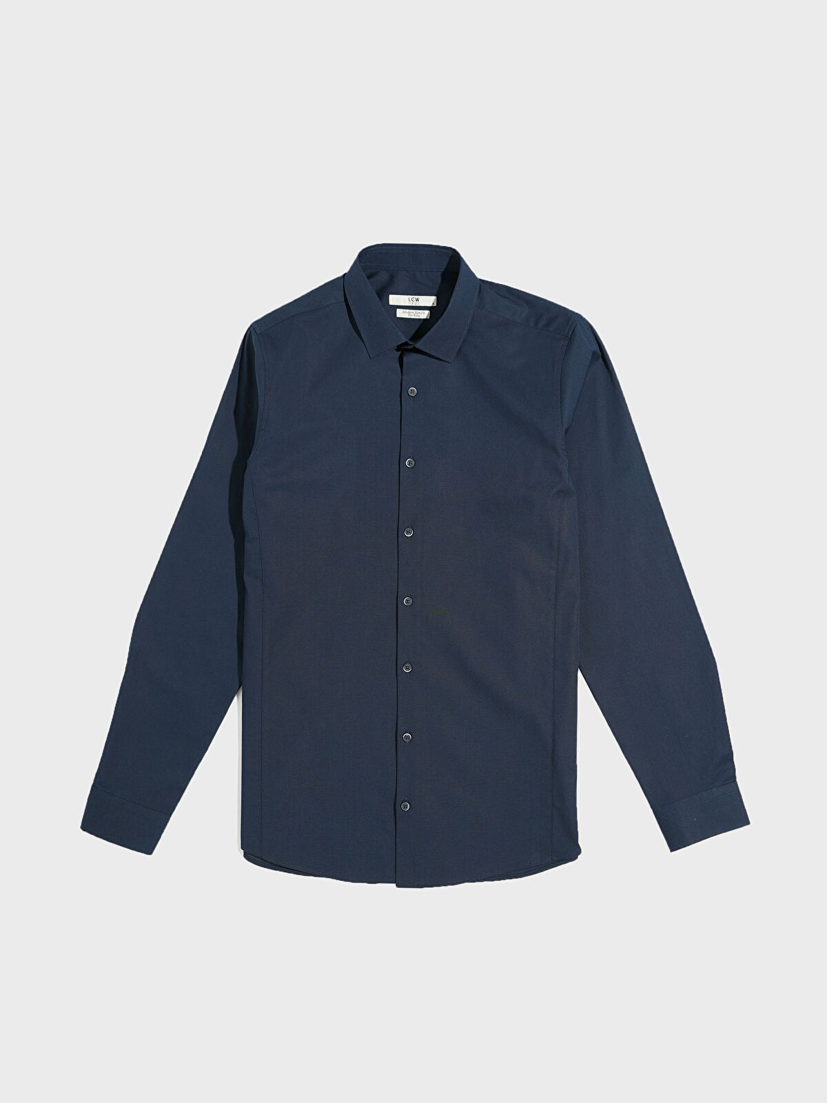 Slim Fit Esnek Poplin Gömlek