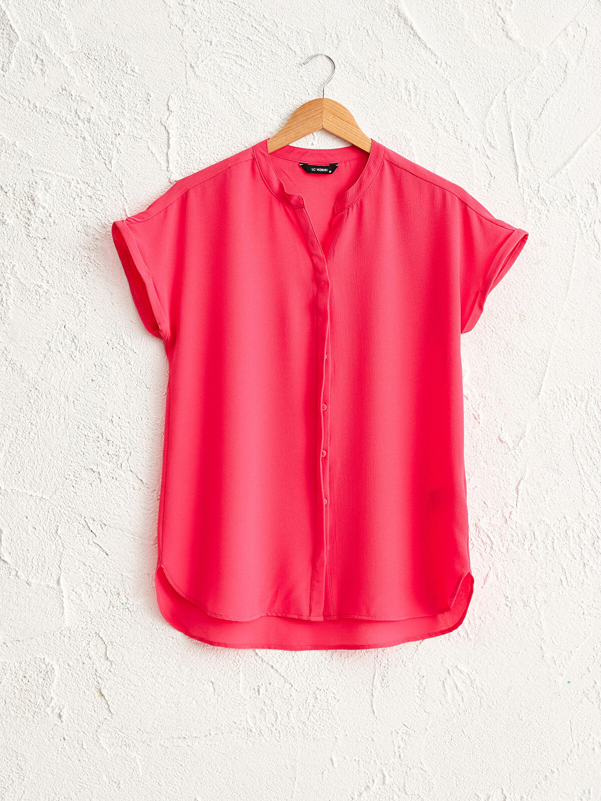 Dokulu Kumaştan Gömlek