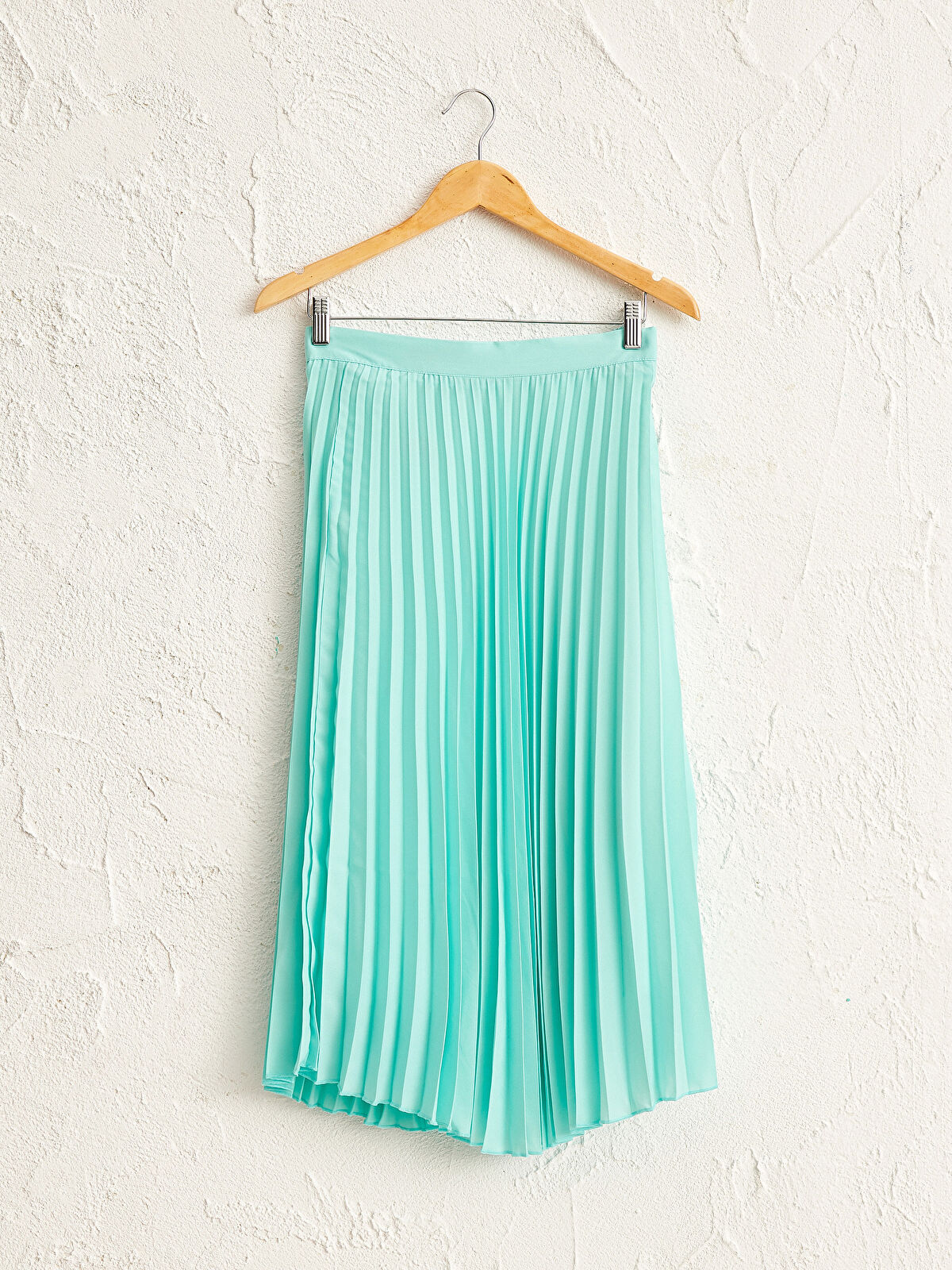 LCW CASUAL Standart Fit Gabardin Kadın Pileli Etek