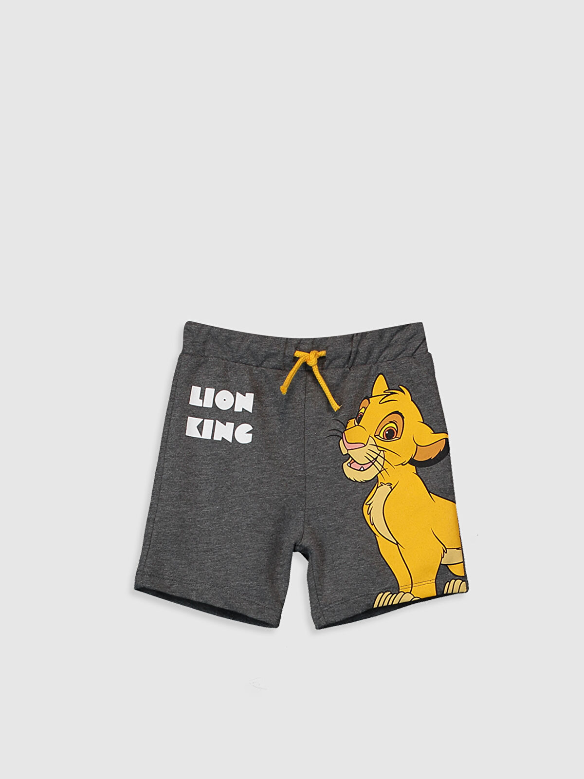Erkek Bebek Aslan Kral Baskılı Şort
