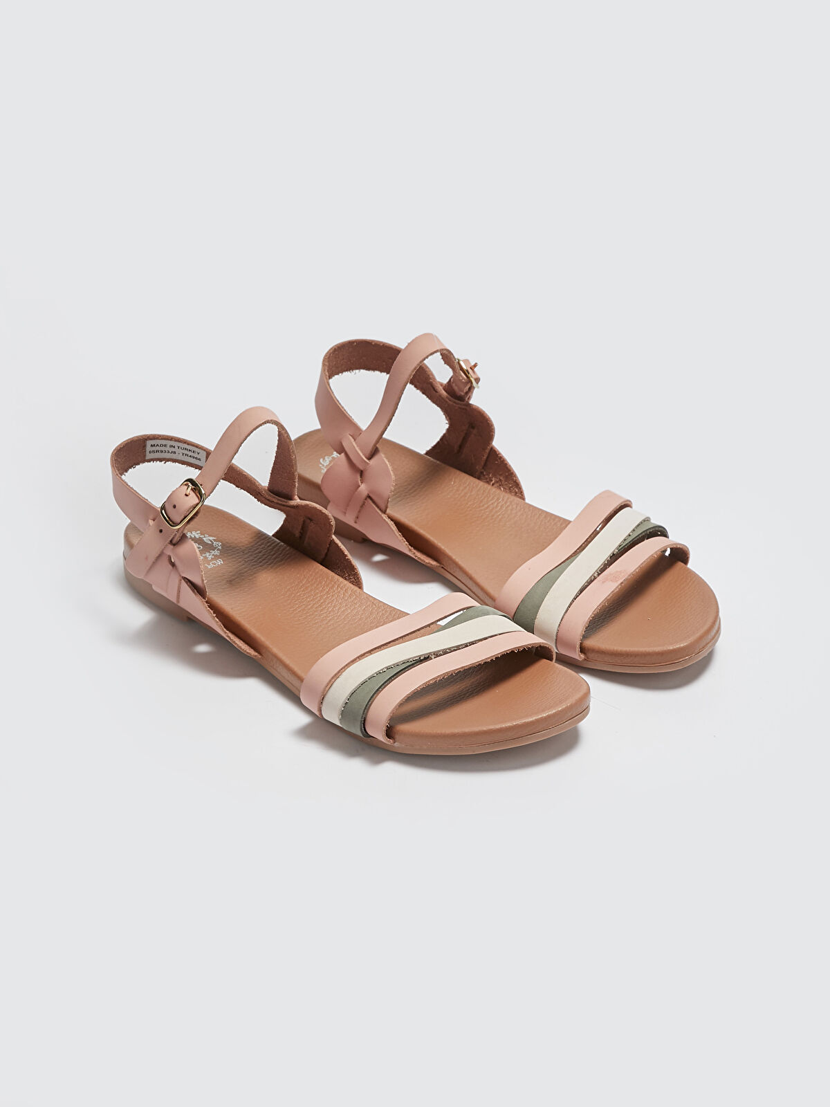 Kadın Hakiki Deri İnce Bantlı Sandalet