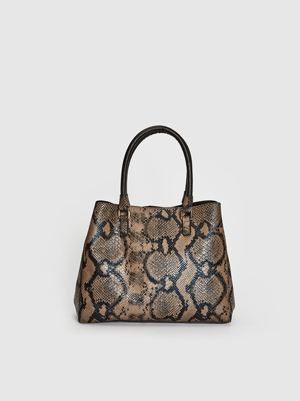 Yılan Derisi Görünümlü Kol Çantası