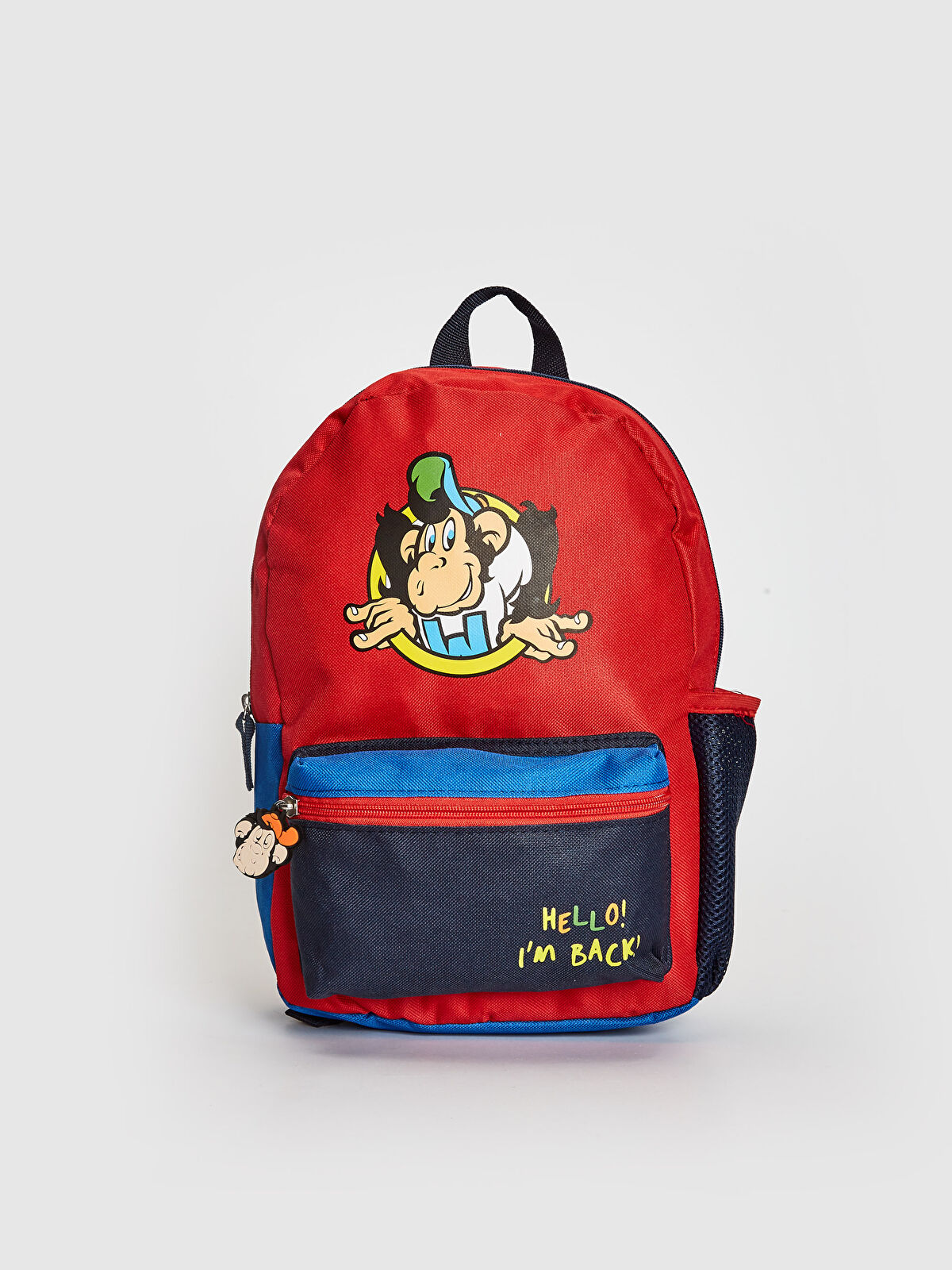 Erkek Çocuk Nostaljik Maymunlu Sırt Çantası