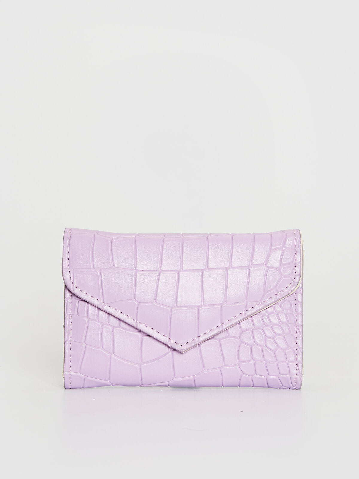 Deri Görünümlü Kapaklı Cüzdan