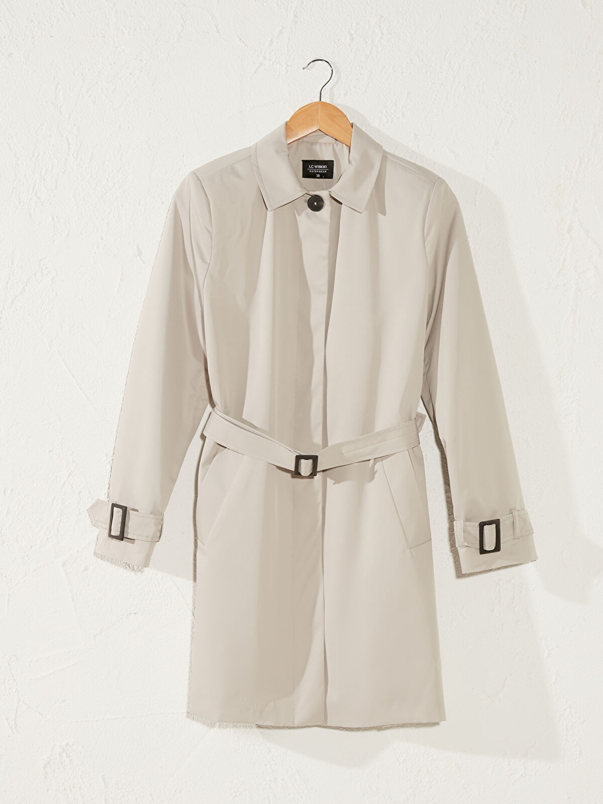 Kuşaklı İnce Trençkot