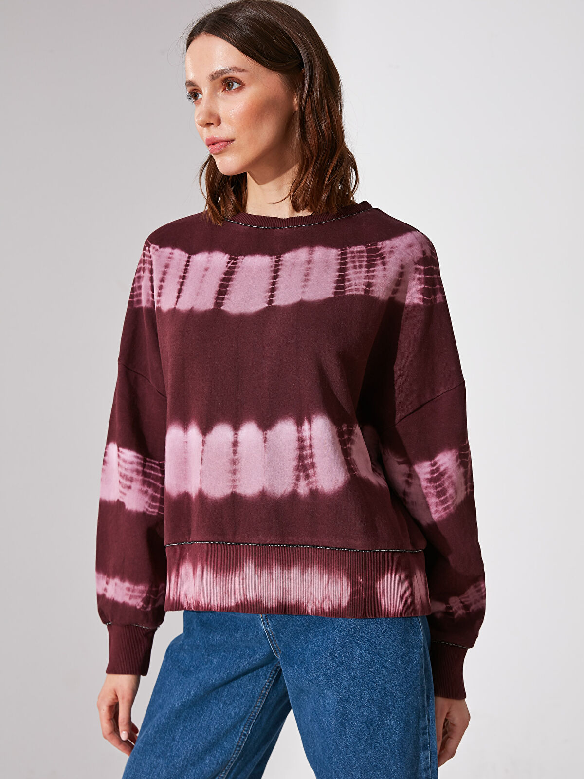 Re-SIS Batik Desenli Sweatshirt