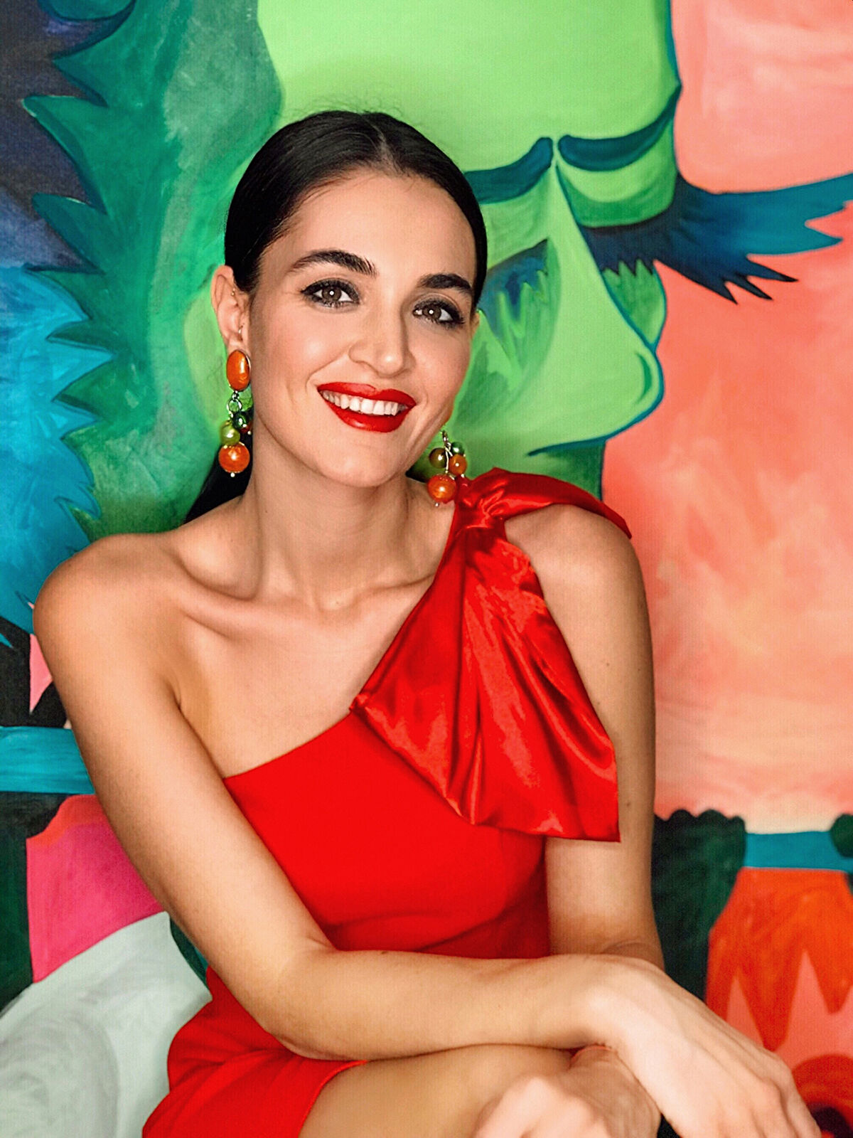 Appleline Tek Omuz Detaylı Elbise