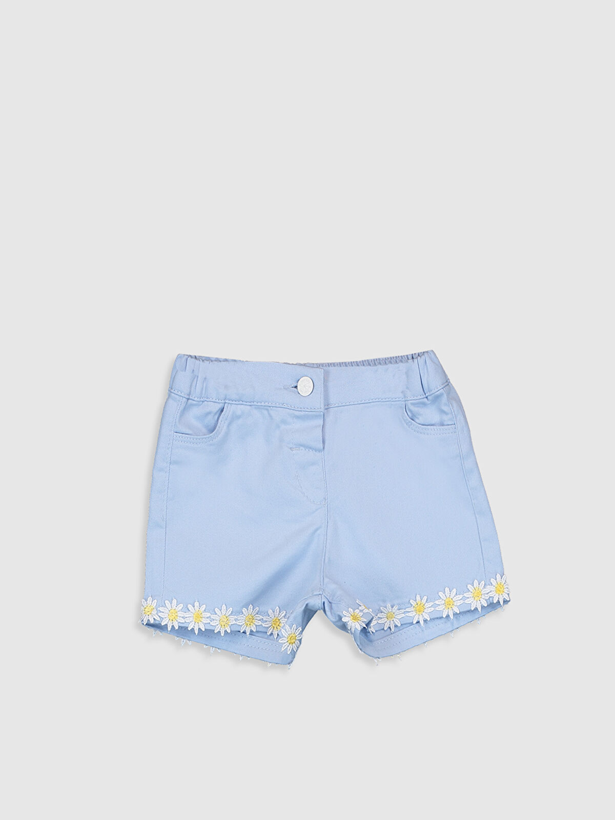 Mavi Kız Bebek Şort